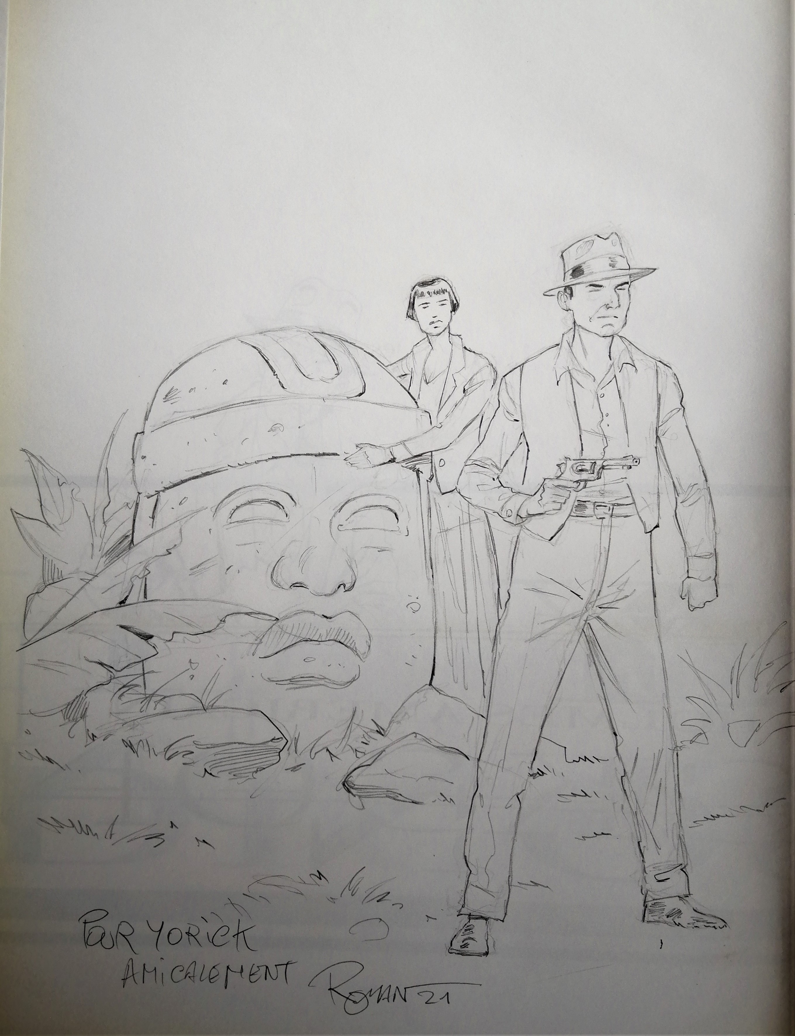 Olivier Roman, Harry Dickson-T.11 Le semeur d'angoisse - Dédicace