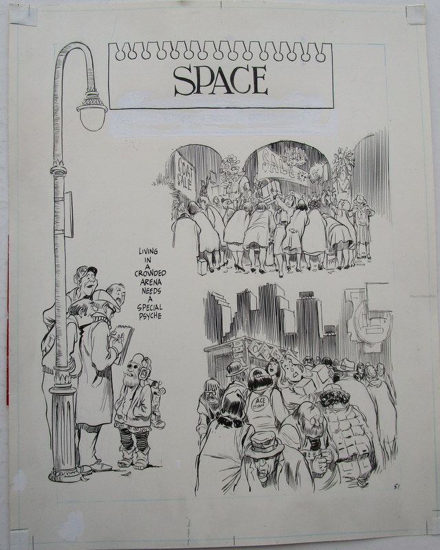 Space - page 1 par Will Eisner - Planche originale