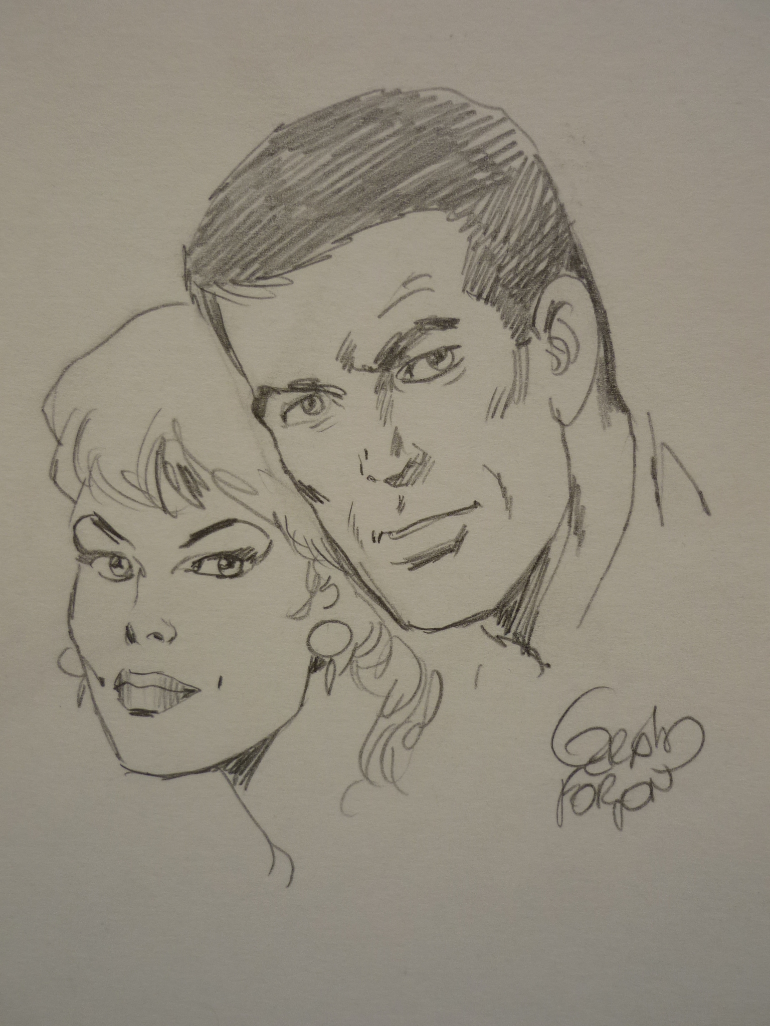 Bob Morane par Gérald Forton - Planche originale