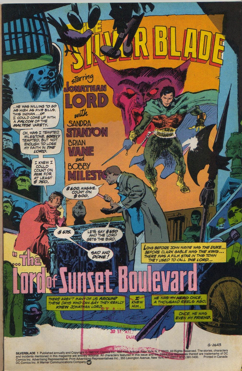 Gene Colan, Klaus Janson, Cary Bates, Joe Orlando, Gaspar, Colan, DC ...
