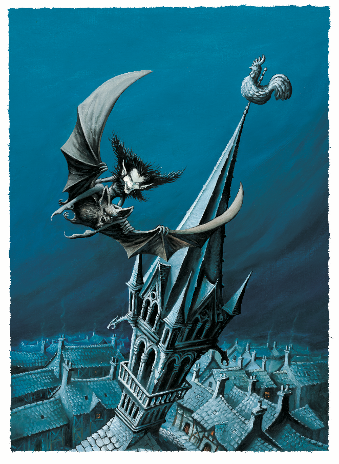 En vente - " Ceux de la Nuit" par Pascal Moguérou - Illustration originale