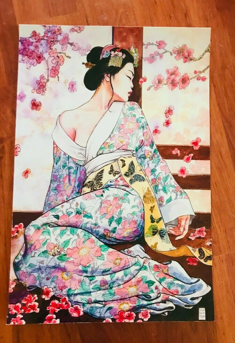 Illustration par Milo Manara - Illustration originale