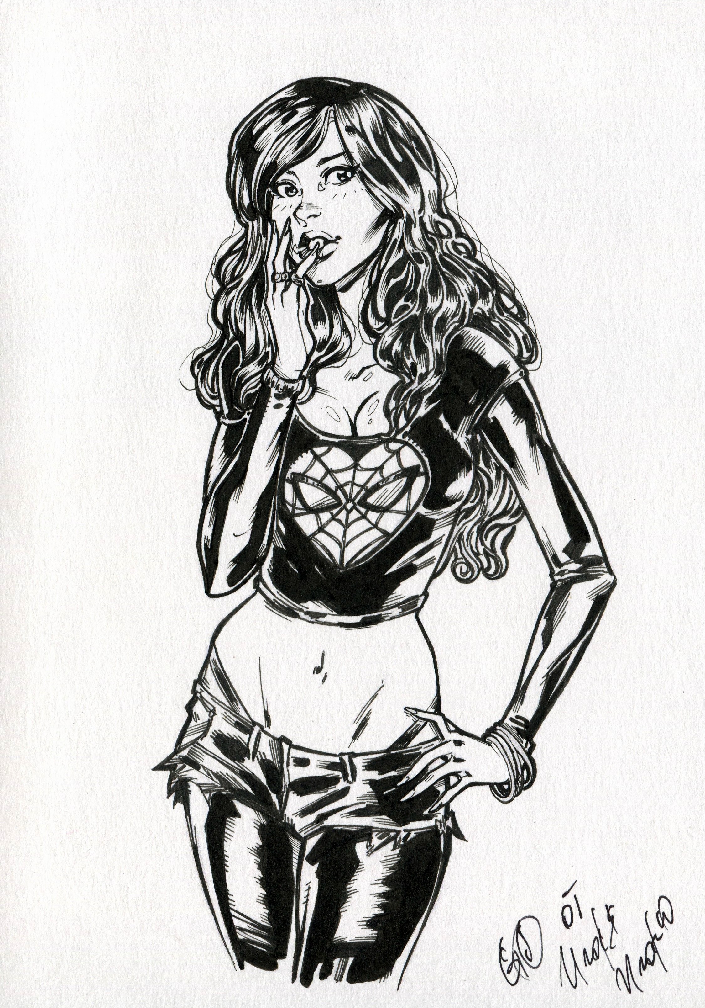 Mary Jane Watson Par Ihor Loboda D dicace