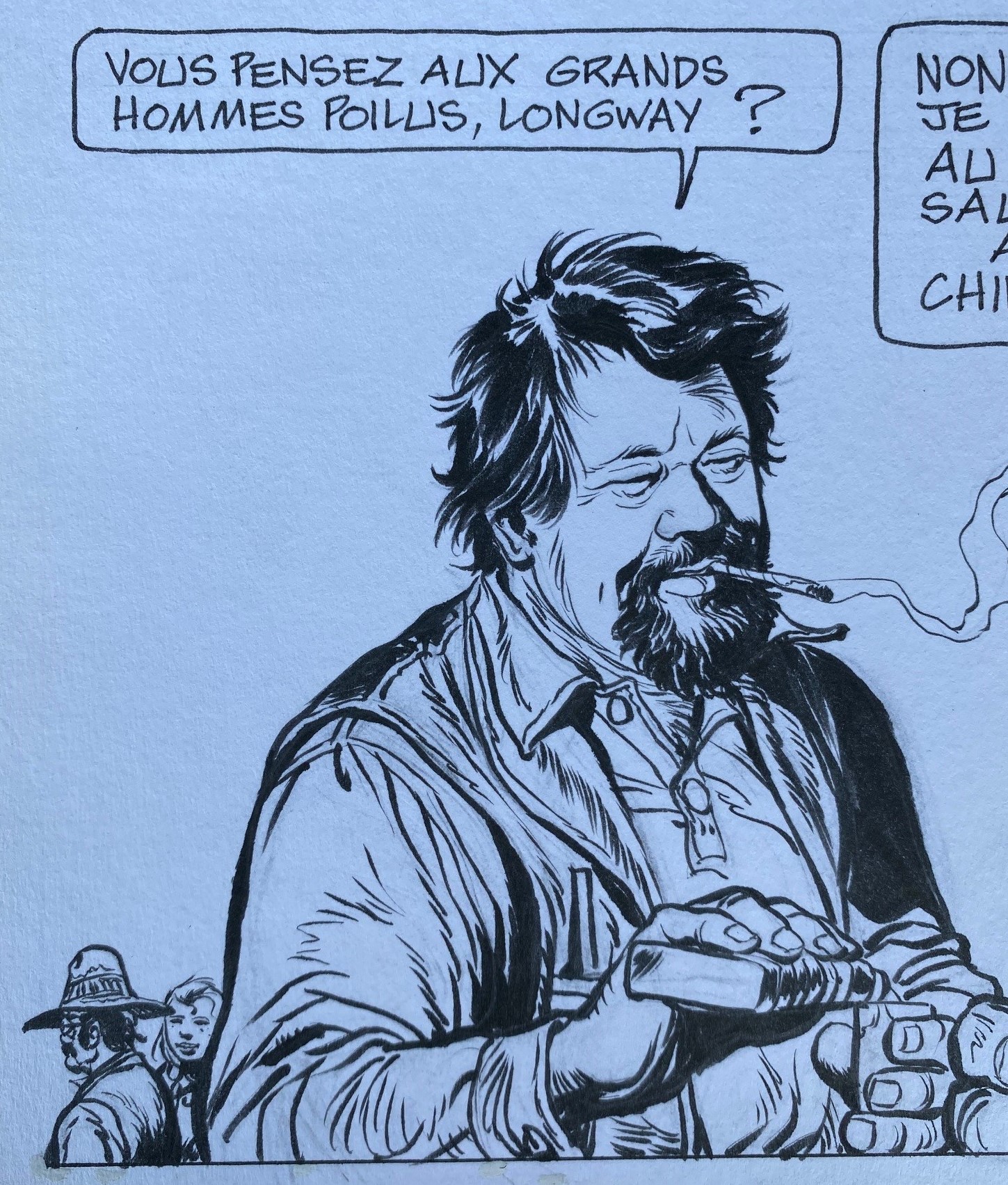 Derib, Buddy Longway - Tome 13 - Vent Sauvage - Planche de Fin ...