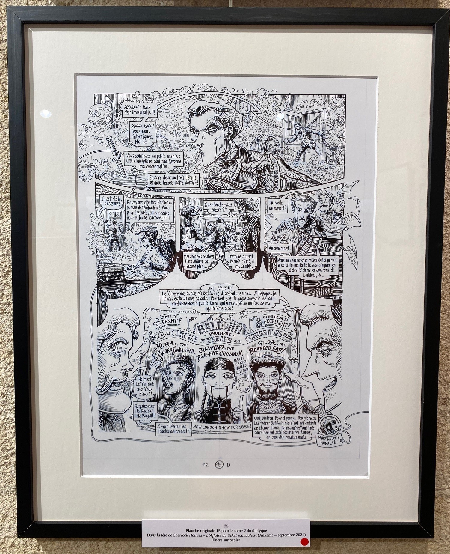 Benoît Dahan, Cyril Lieron, Diptyque 14/15 - Dans la tête de Sherlock ...