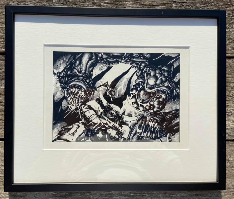 Original Nurgle Realm of Chaos illustration by Gary Harrod by Gary ...