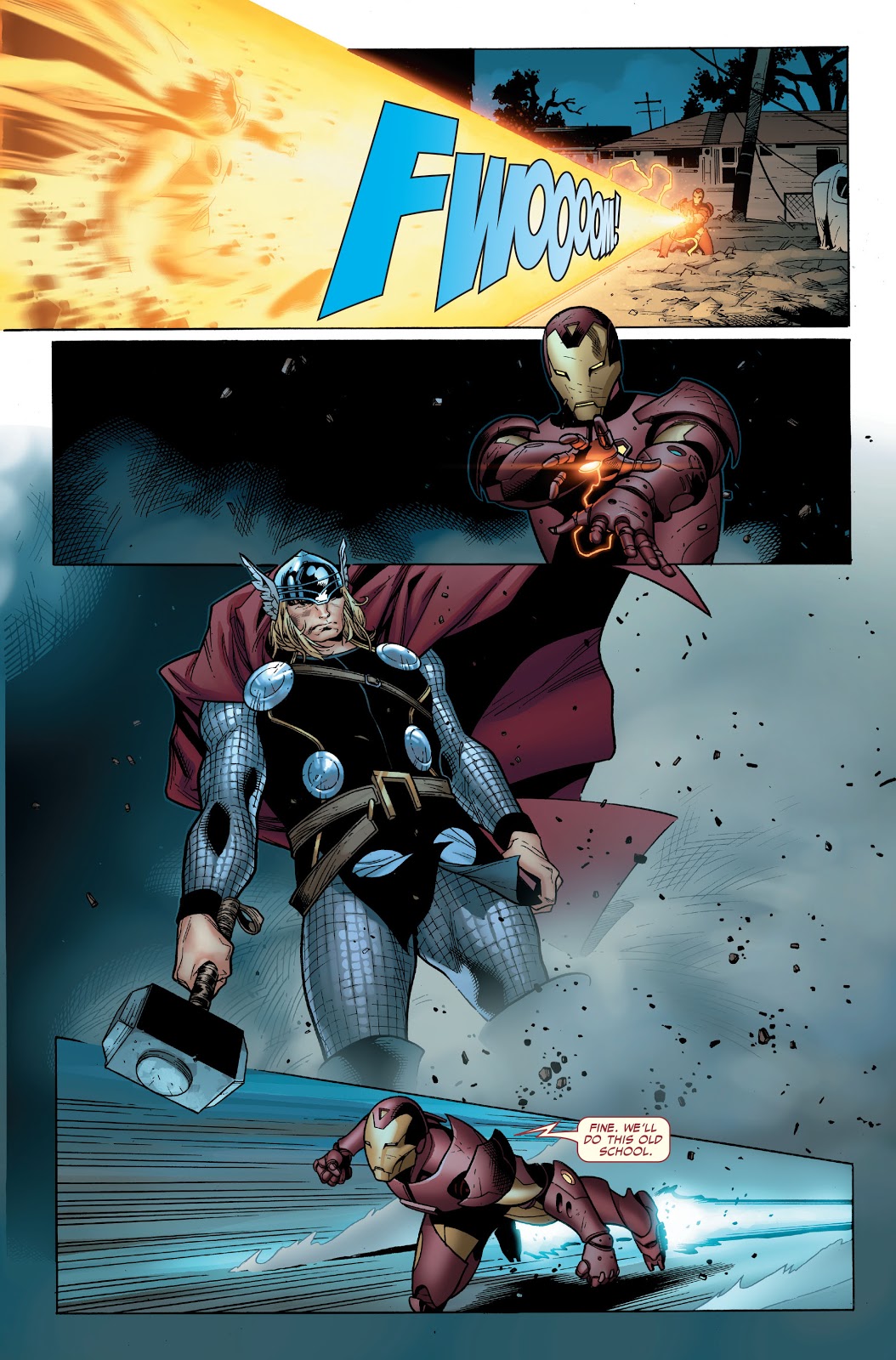 Olivier Coipel, Mark Morales, The Mighty Thor T3 - p10 - Planche originale