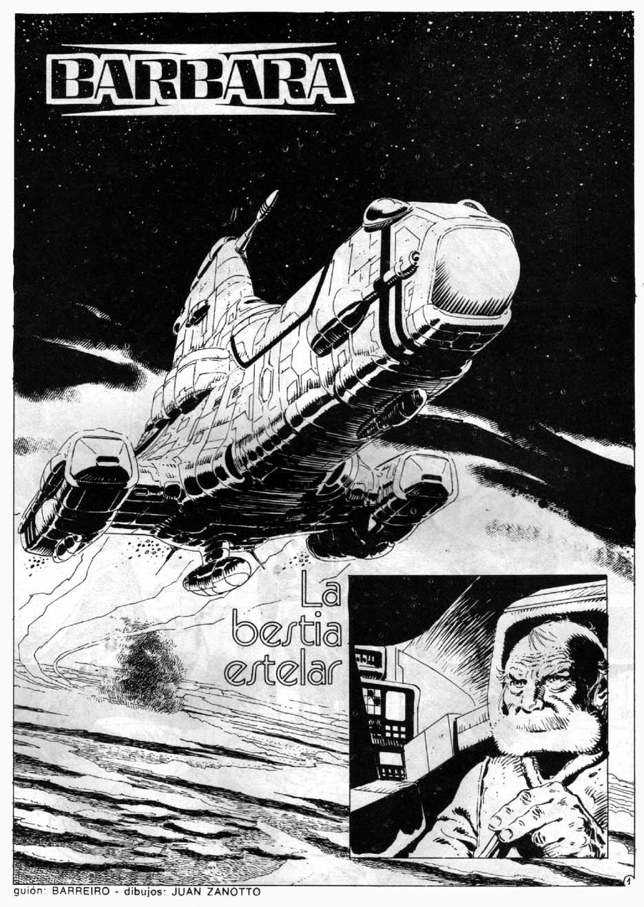 ZANOTTO : Barbara La Bestia Estelar, Episodio 29 p.3 - Planche originale