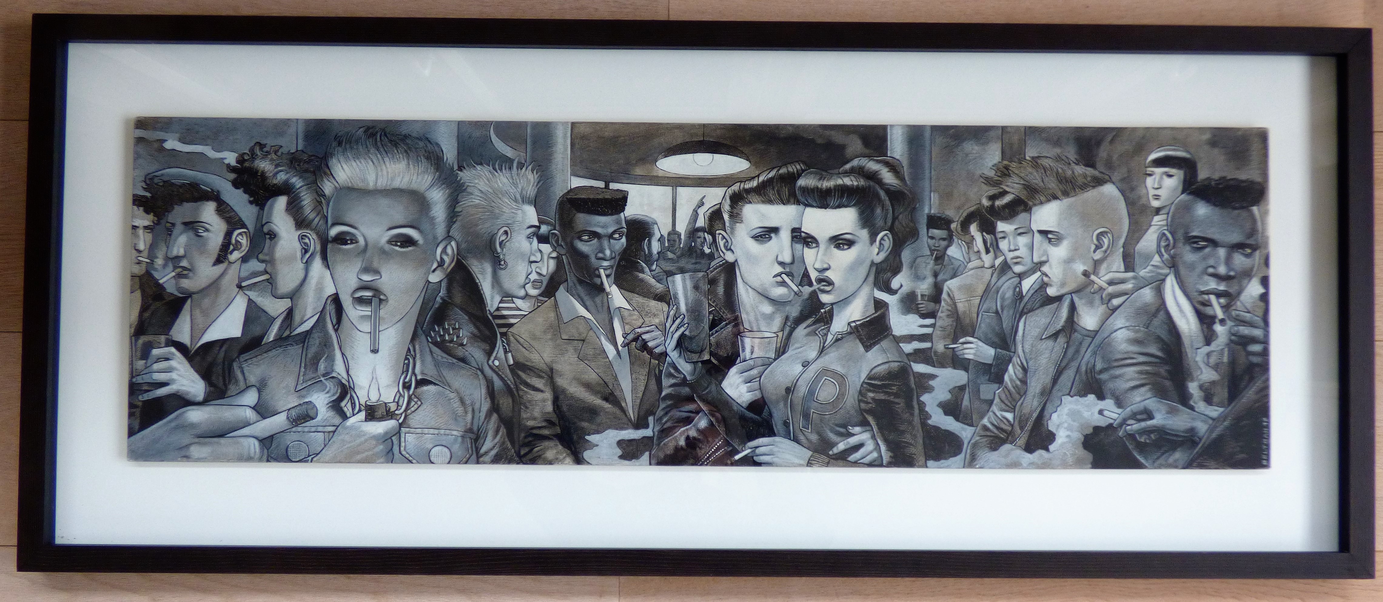 Tabacologie par Fred Beltran - Illustration originale