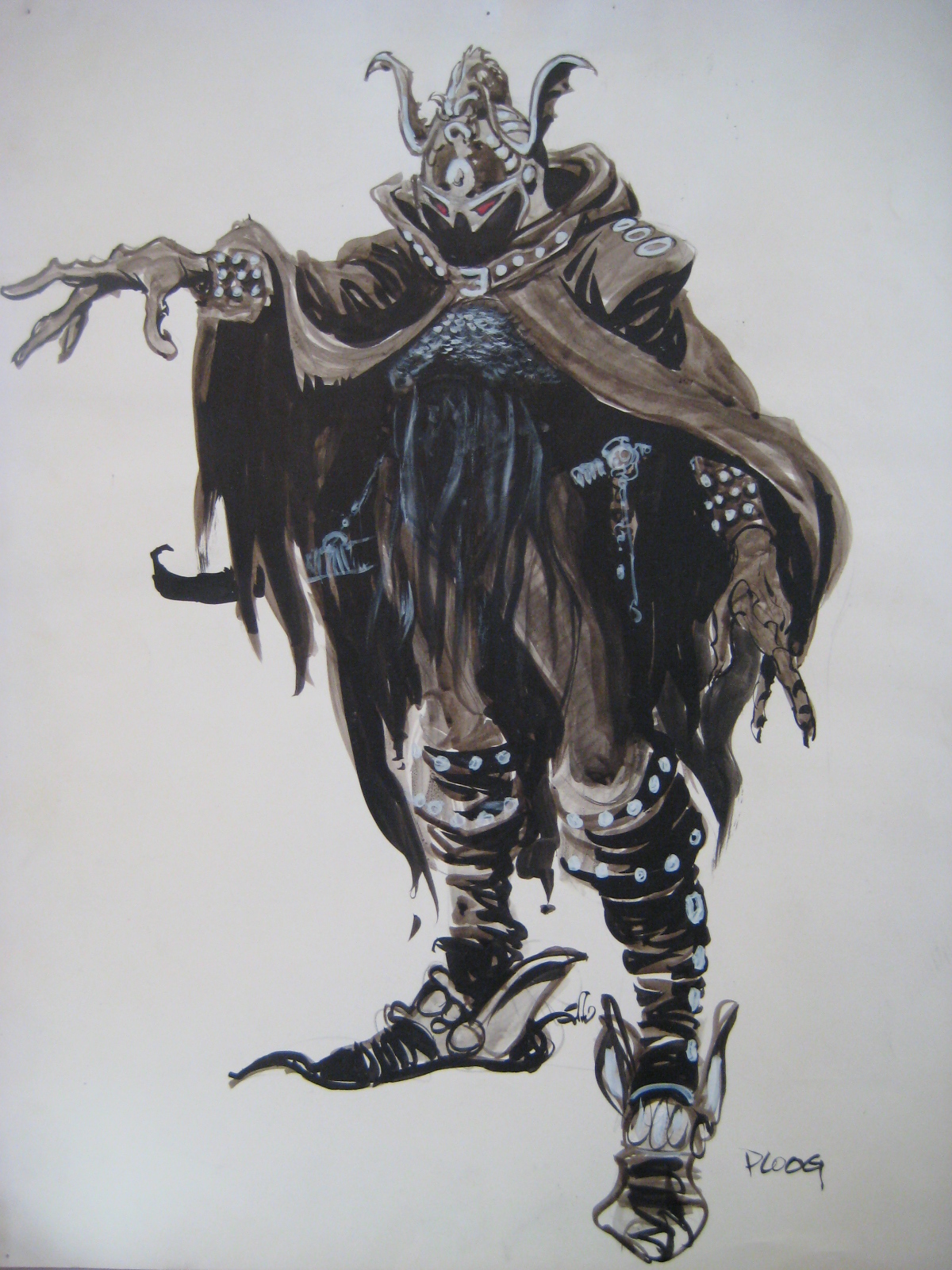 Mike Ploog Ralph Bakshi Lord of the Ring Ringwraith Concept Art ...