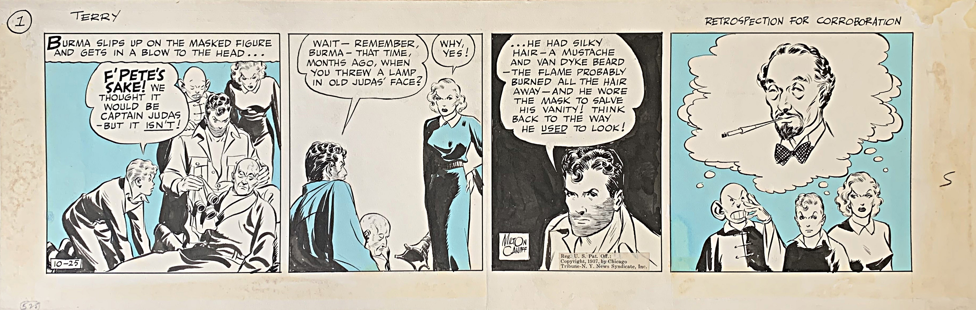 Milton Caniff, "Terry and the Pirates" Daily Comic Strip - Planche ...
