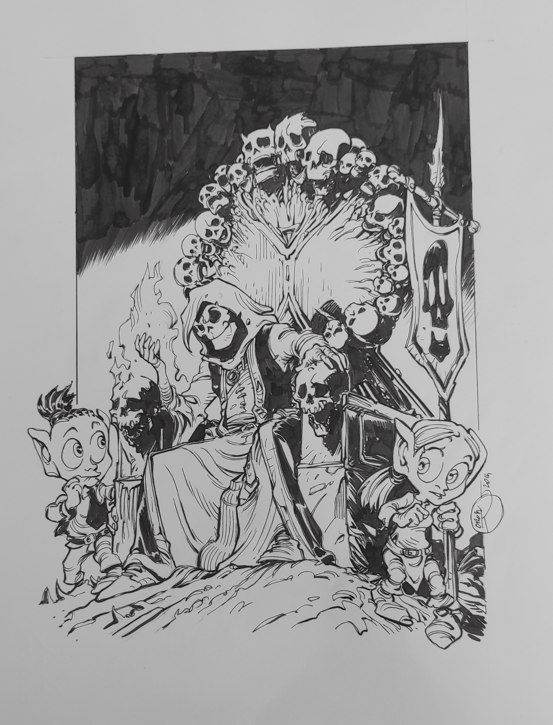 Riccardo Crosa, Rigor Mortis - illustration for role playing game ...