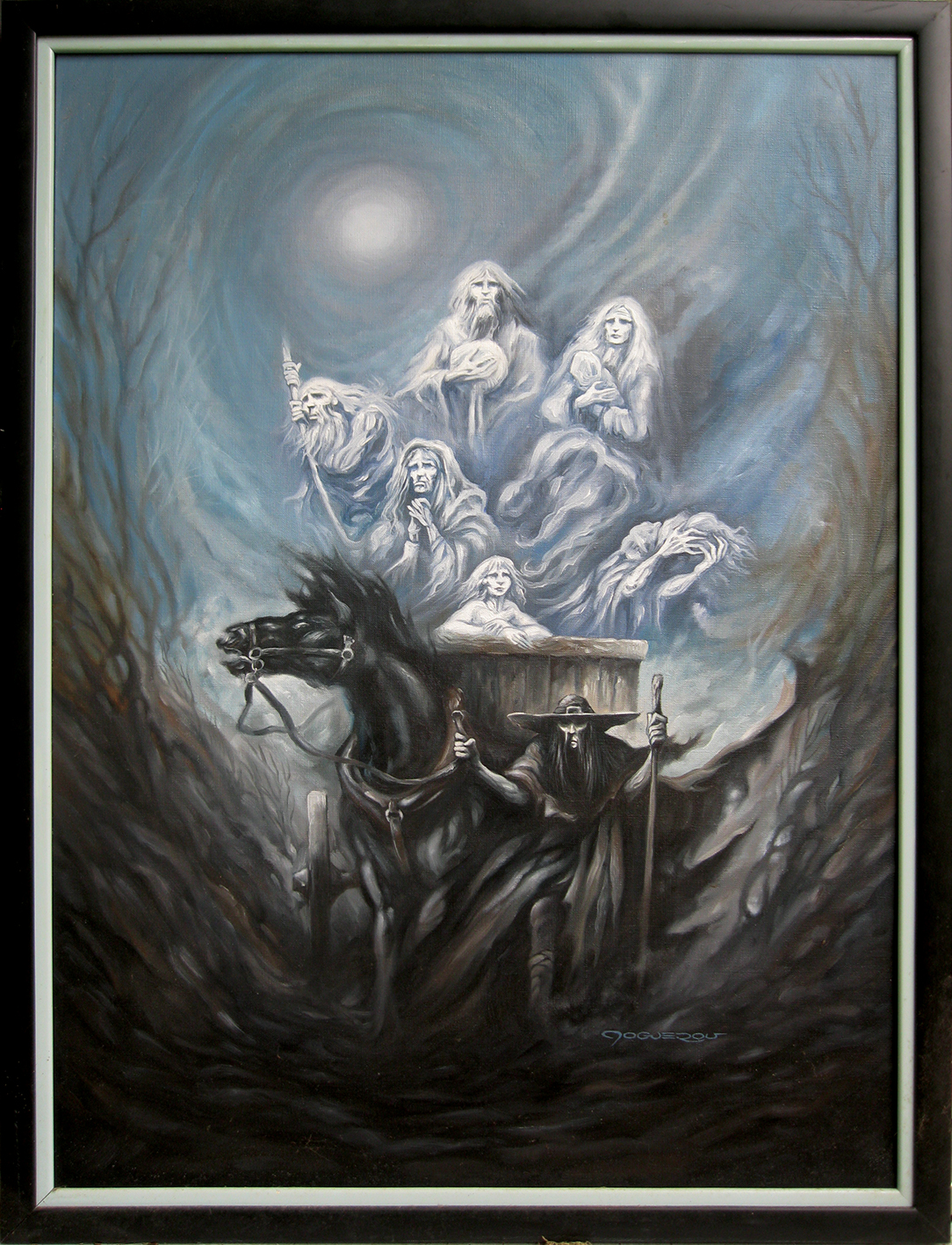 En vente - Pascal Moguérou, " Que vienne l'Ankou par les chemins creux ...