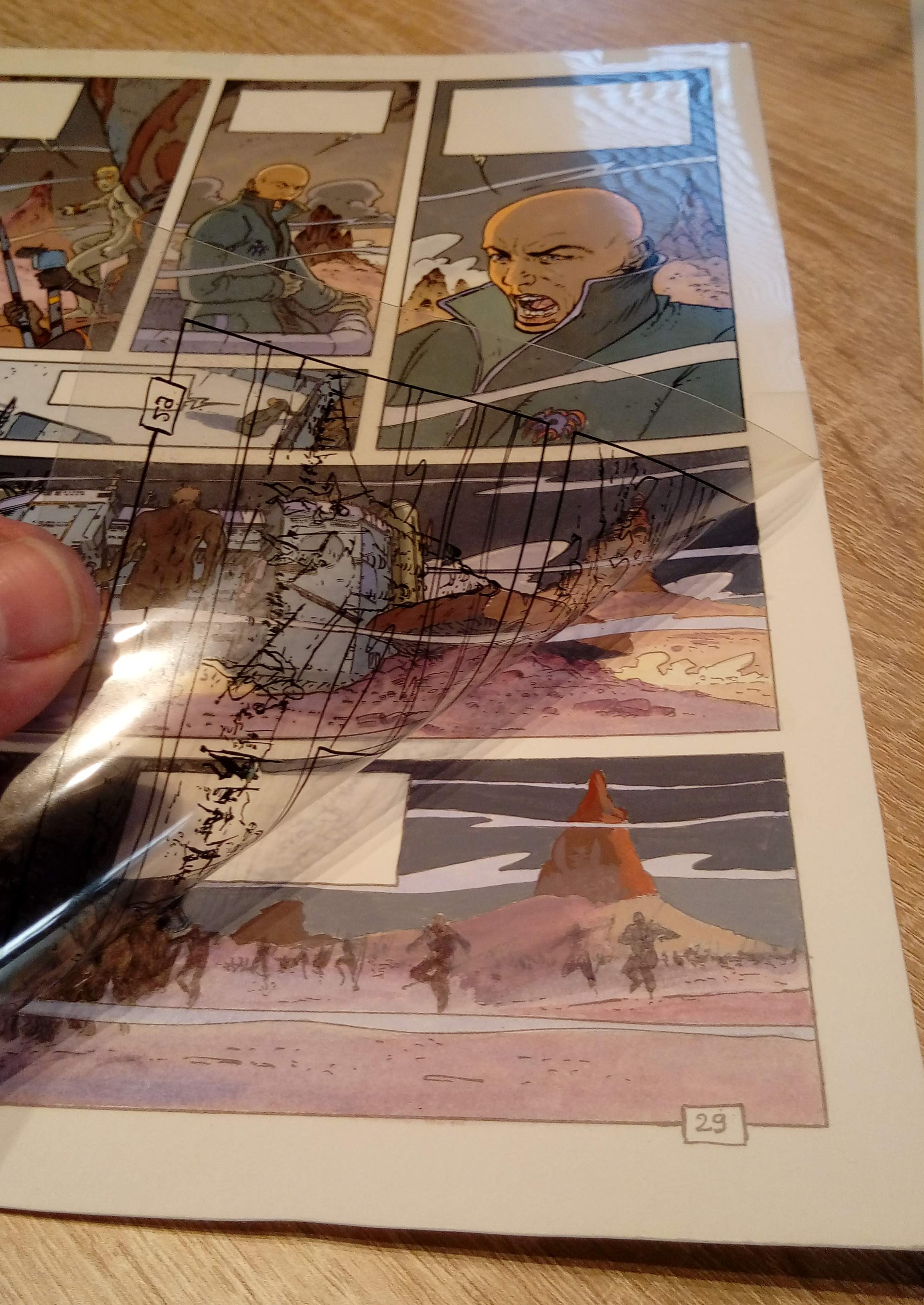 Dayak - Zaks par Philippe Adamov - Planche originale