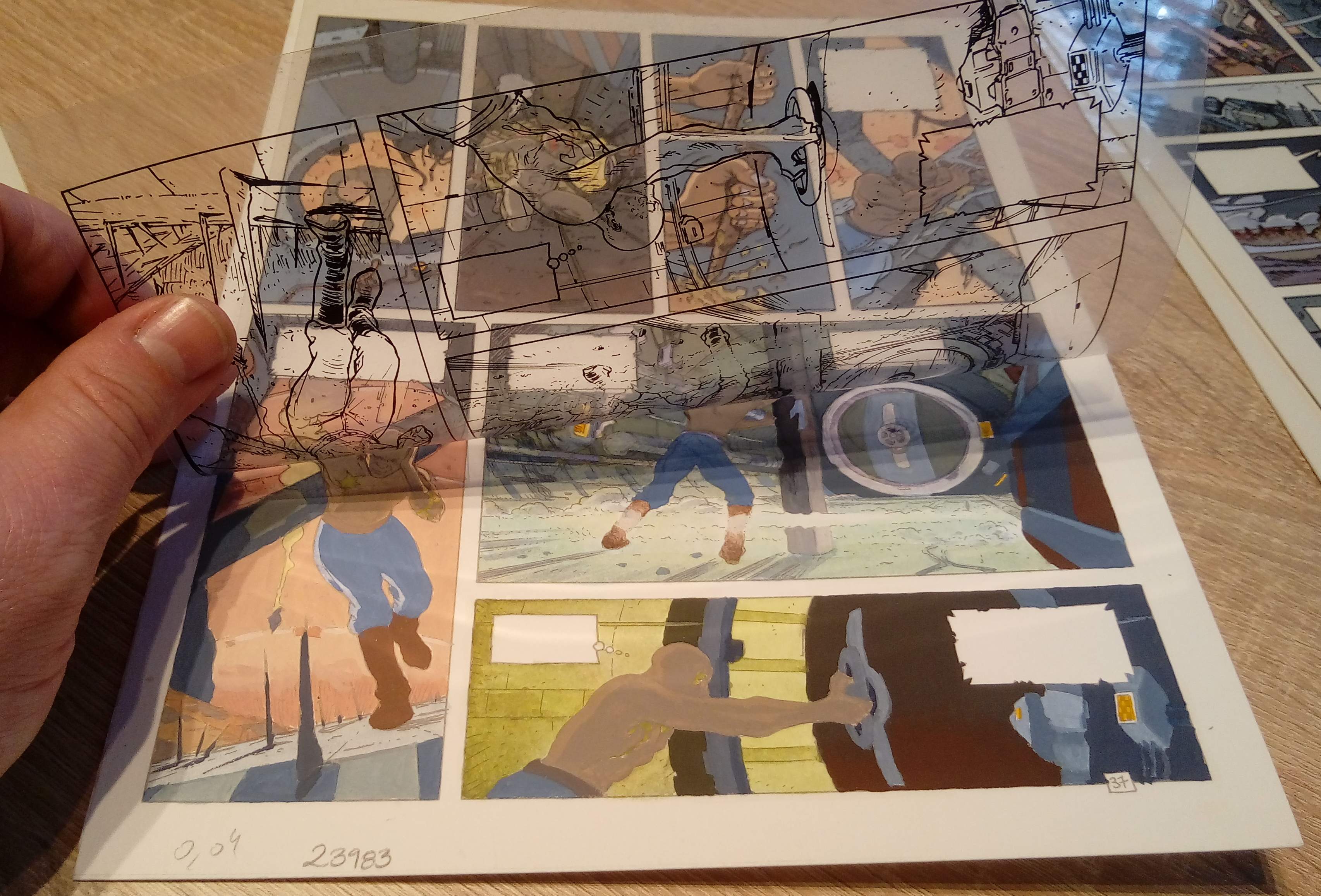 Dayak - Zaks par Philippe Adamov - Planche originale