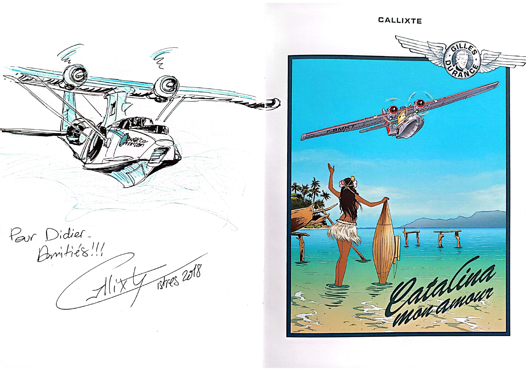 Gilles Durance par Callixte - Planche originale