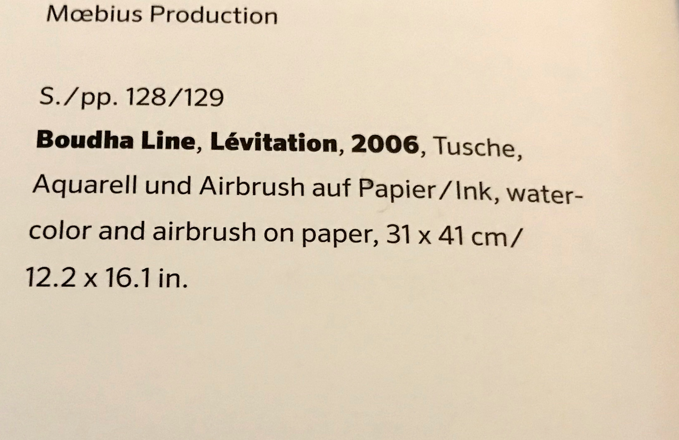 Moebius - Mixte technique pour la couverture de '40 Days dans le Désert ...