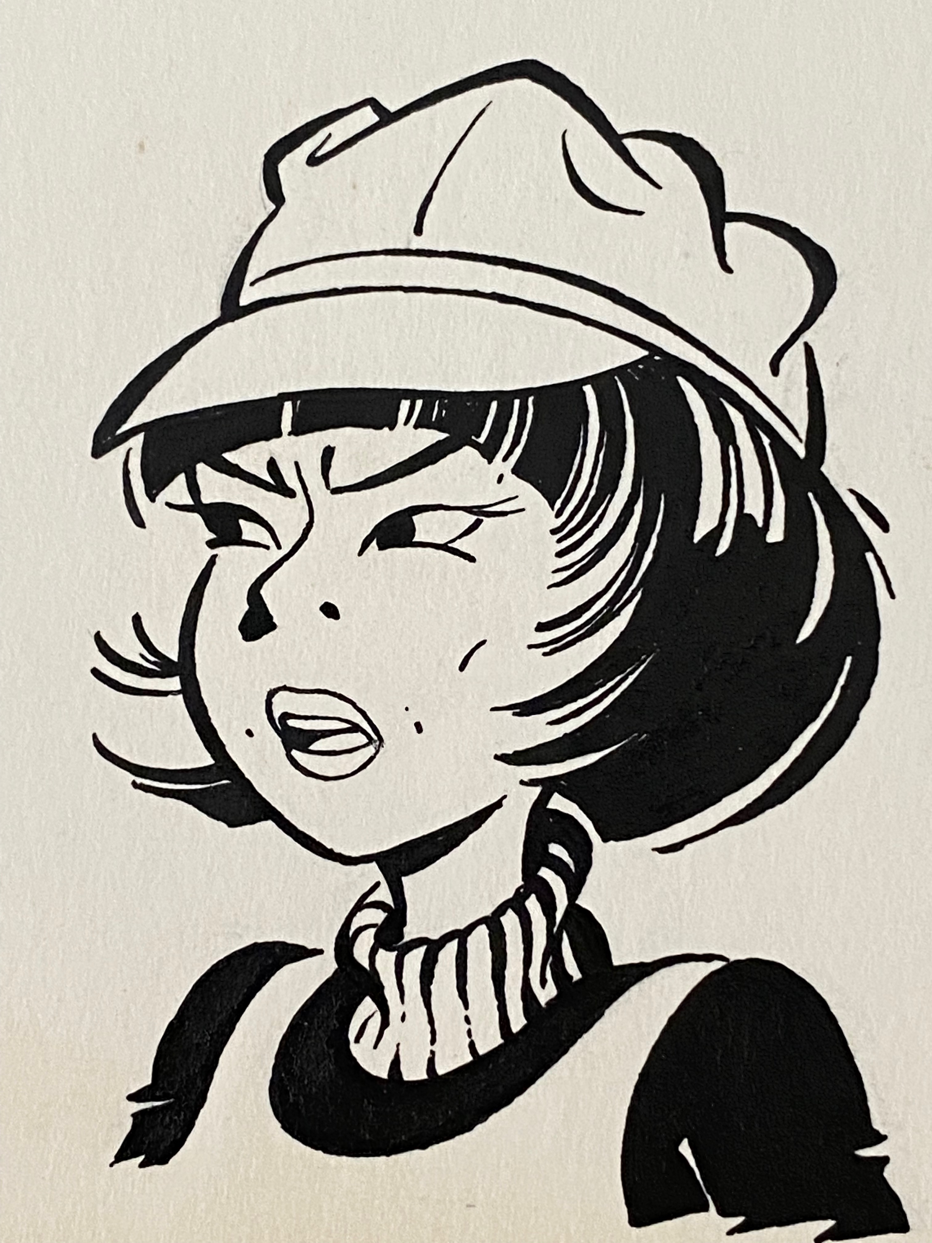 Roger Leloup, Portrait original de Yoko Tsuno pour la rubrique "le coin ...