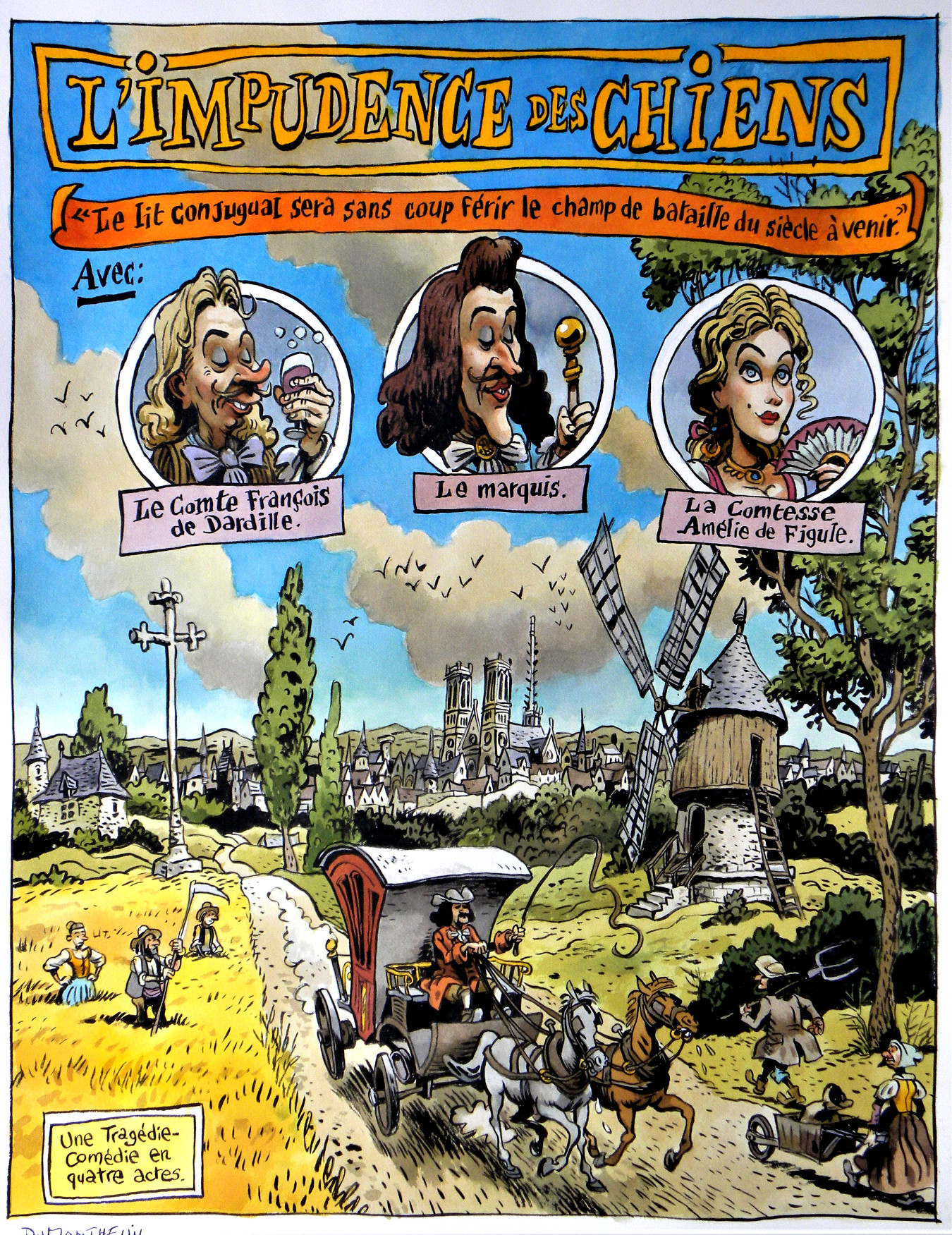 En vente - » L’Impudence des chiens » – Planche originale n° 1 ...