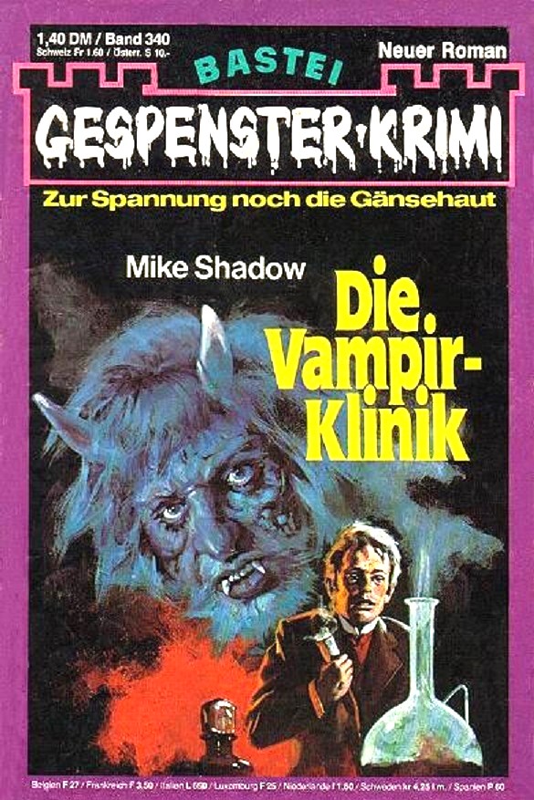 Albert Pujolar, Gespenster Krimi #340 - The vampire hospital - L ...