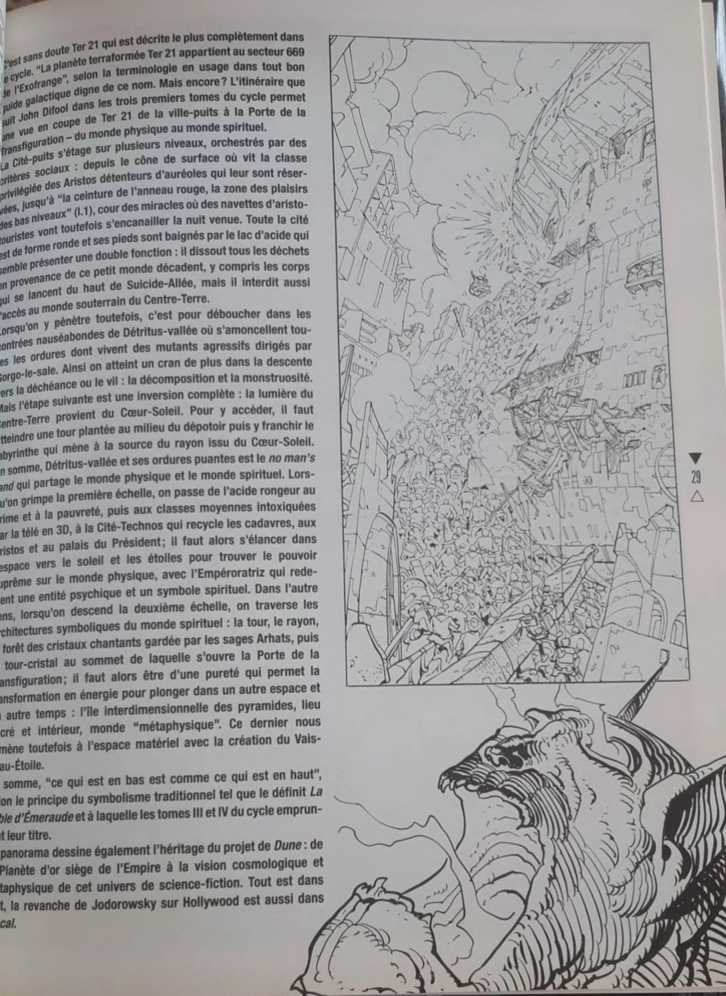 Moebius, Incal - T5 Galaxie qui songe - Planche originale