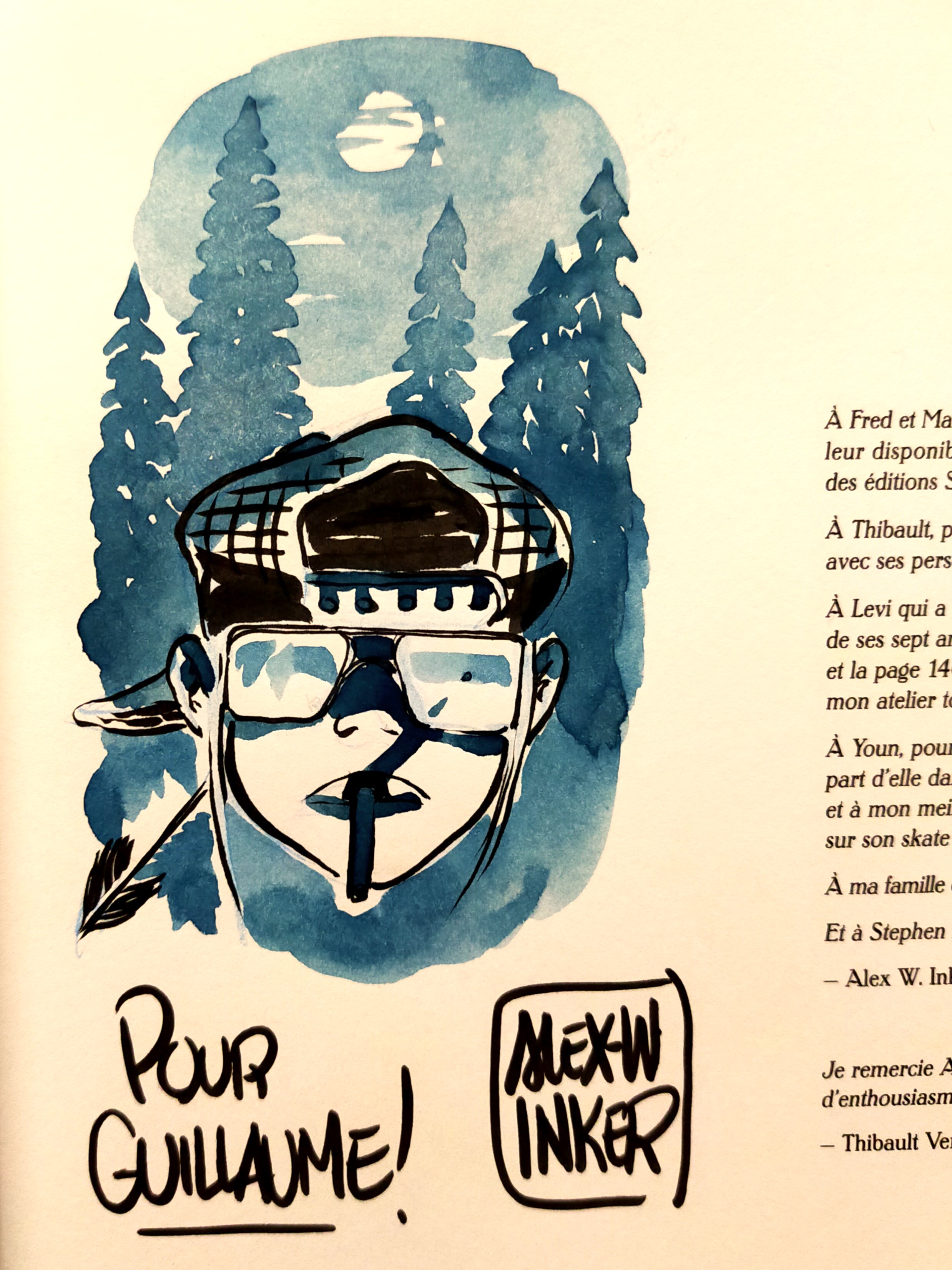 Colorado Train par Alex W. Inker - Dédicace