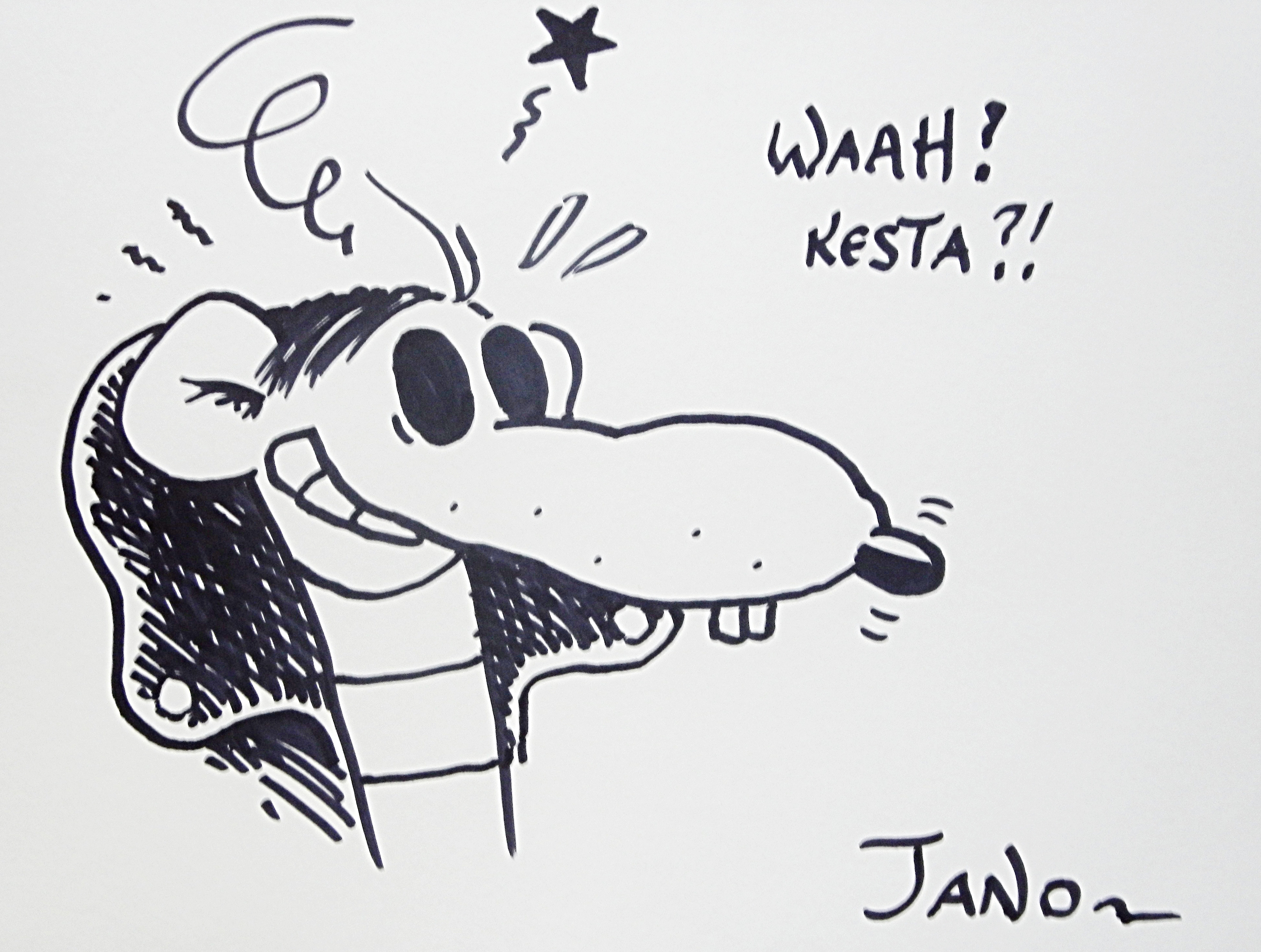 Kesta ?! par Jano - Dédicace