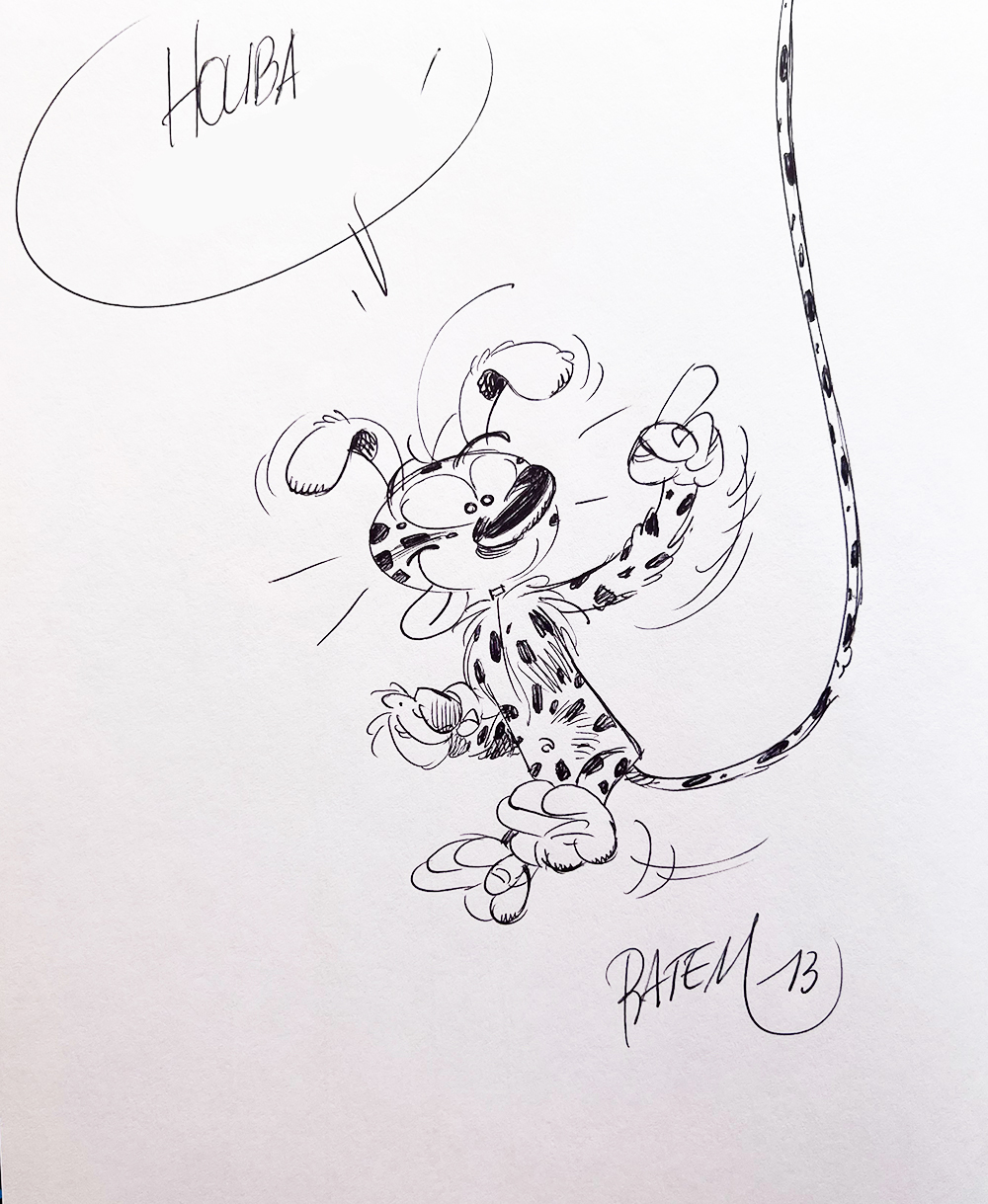 Batem, Yann, André Franquin, Marsupilami (tome 8) - Dédicace
