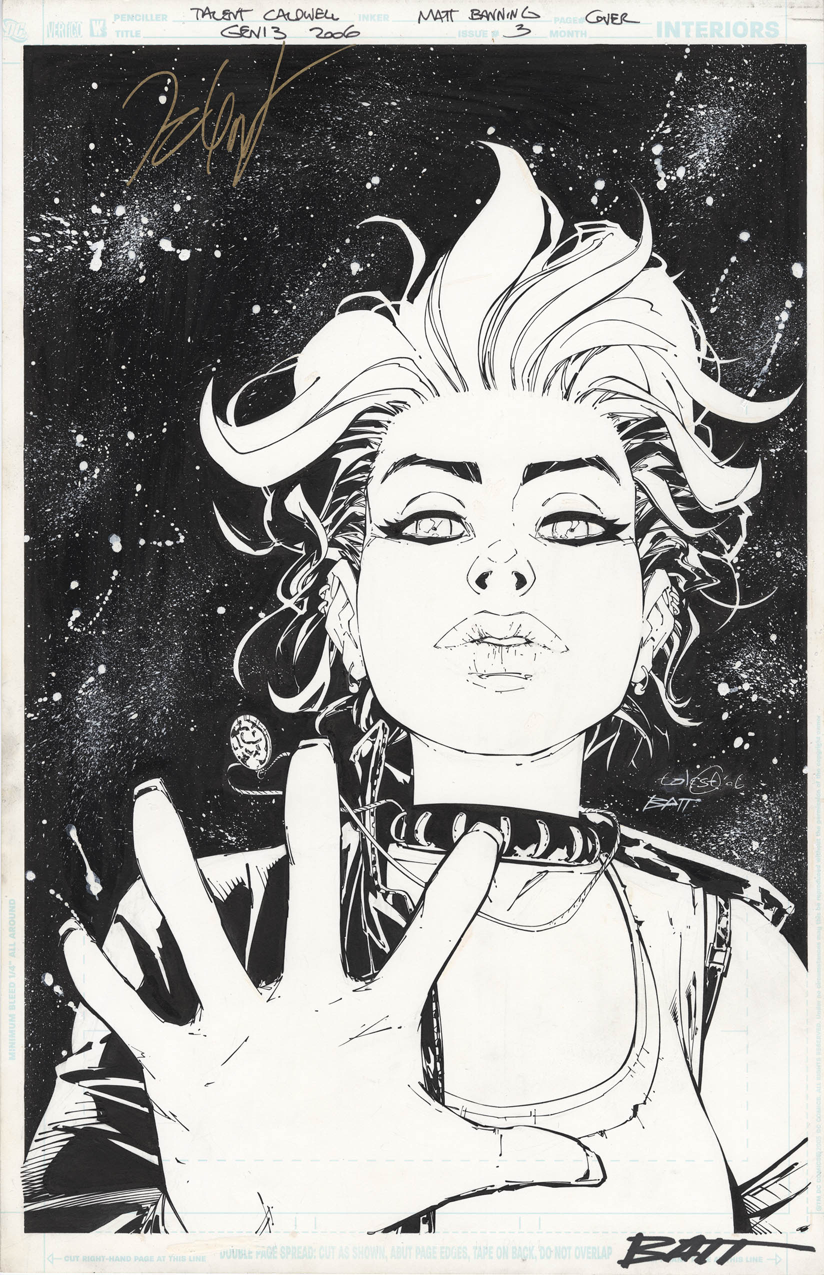 Gen 13 V4 #3 Cover by Talent Caldwell, Matt Banning - Illustration