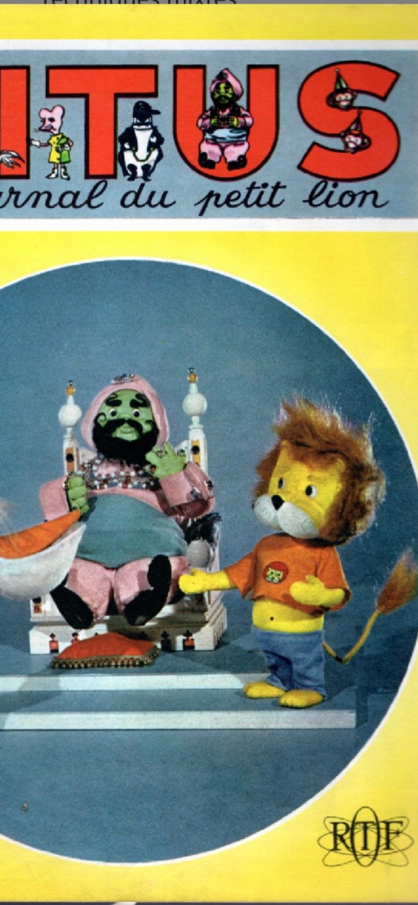 ORTF O.r.t.f Titus, le petit lion. par ORTF - Planche originale