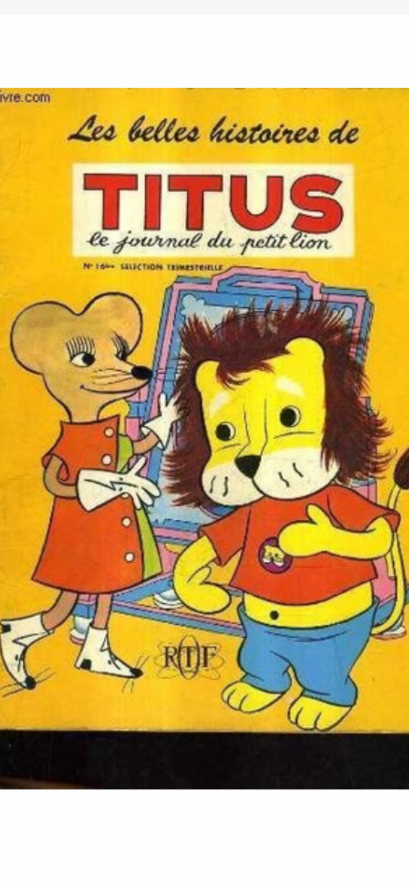 ORTF, O.r.t.f Titus, le Petit Lion. - Planche originale