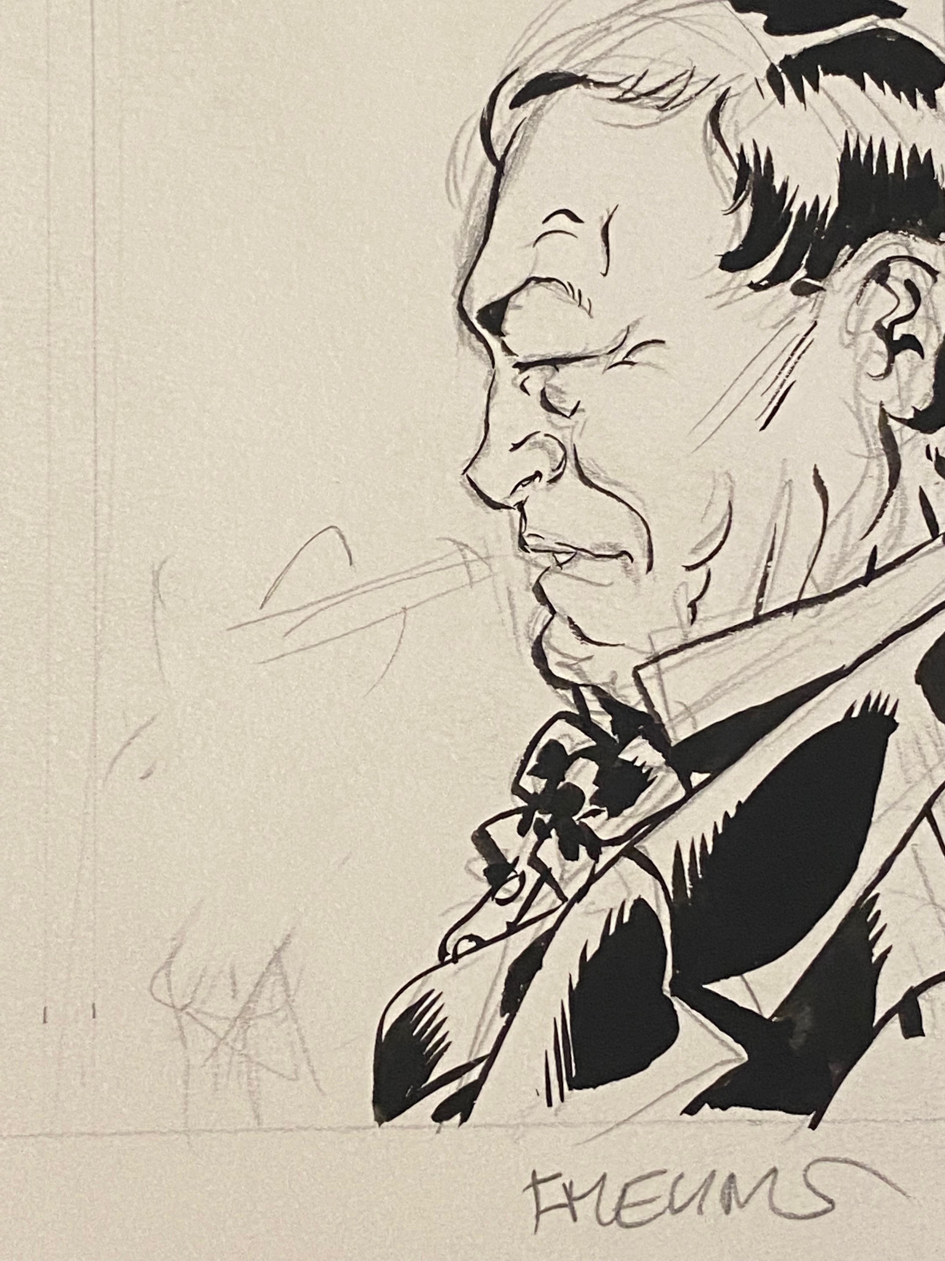 Felix Meynet, illustration originale, double strip complet, "Sauvage ...