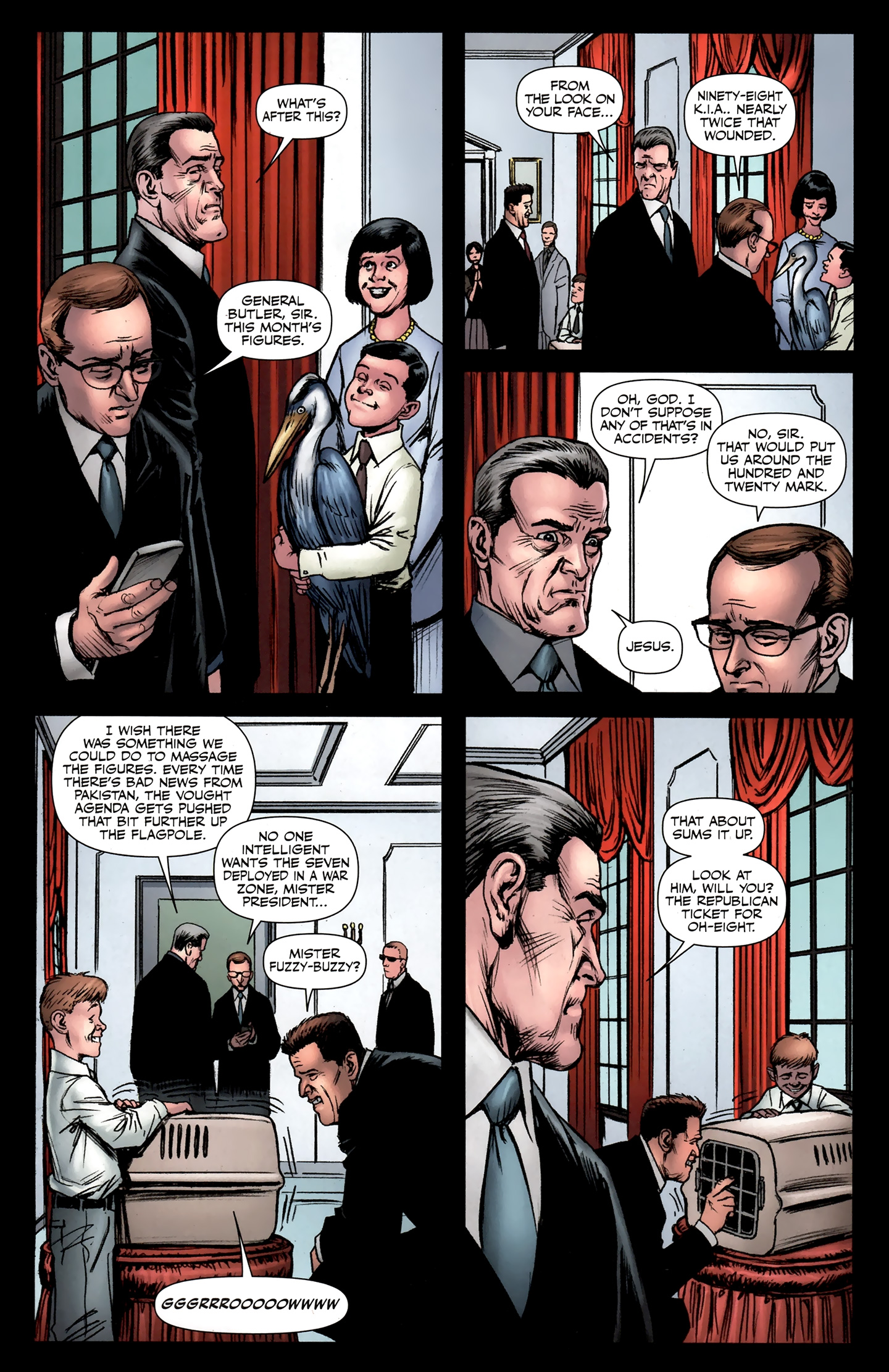 The Boys #60 p09 par Russ Braun - Planche originale