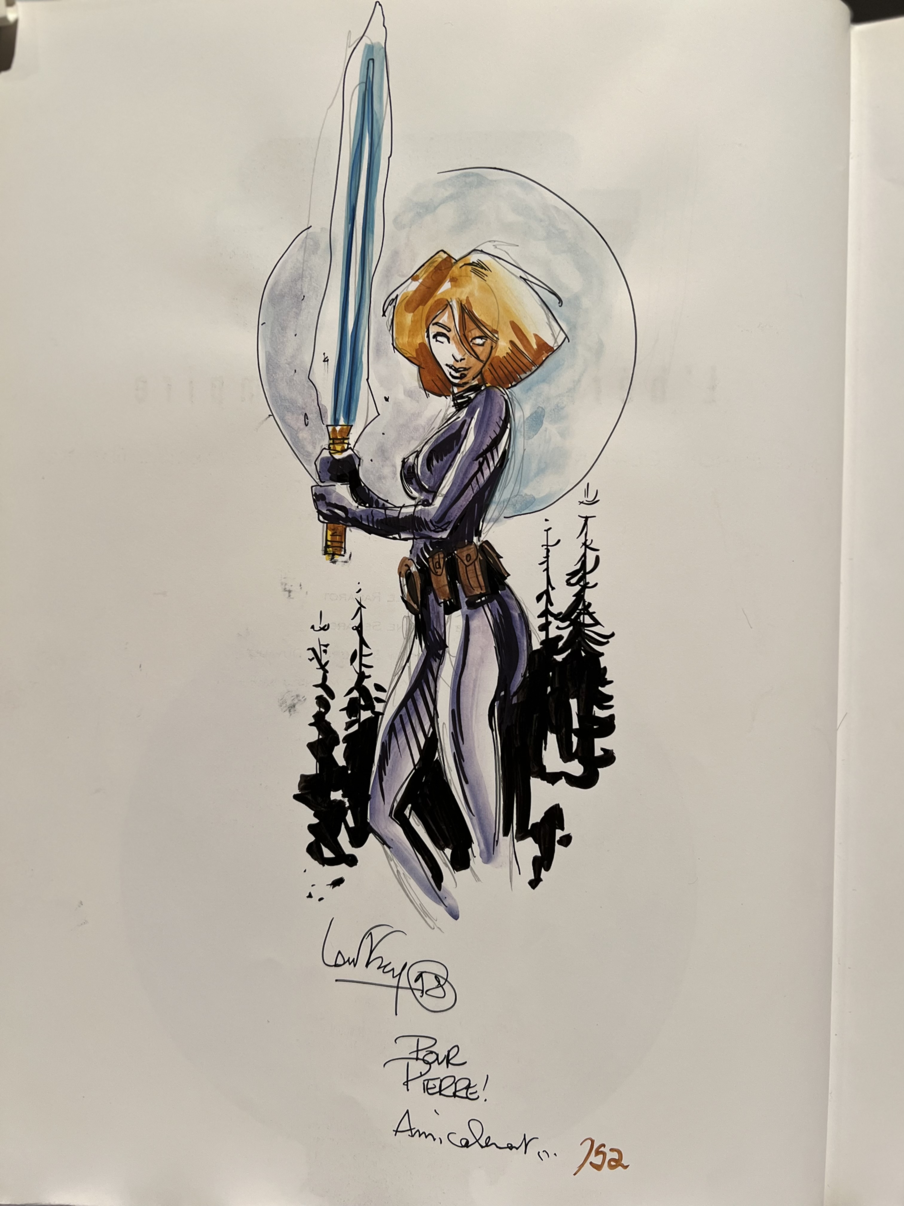 Star Wars par Mathieu Lauffray, Isabelle Rabarot - Dédicace