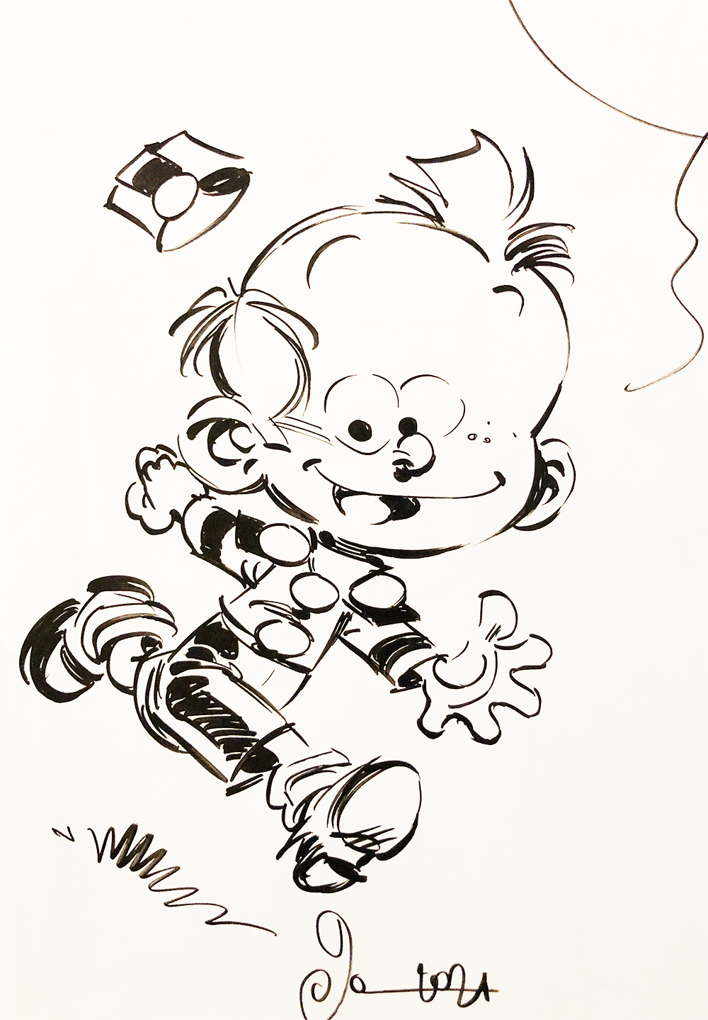 Dan, Le Petit Spirou (tome 15) - Dédicace