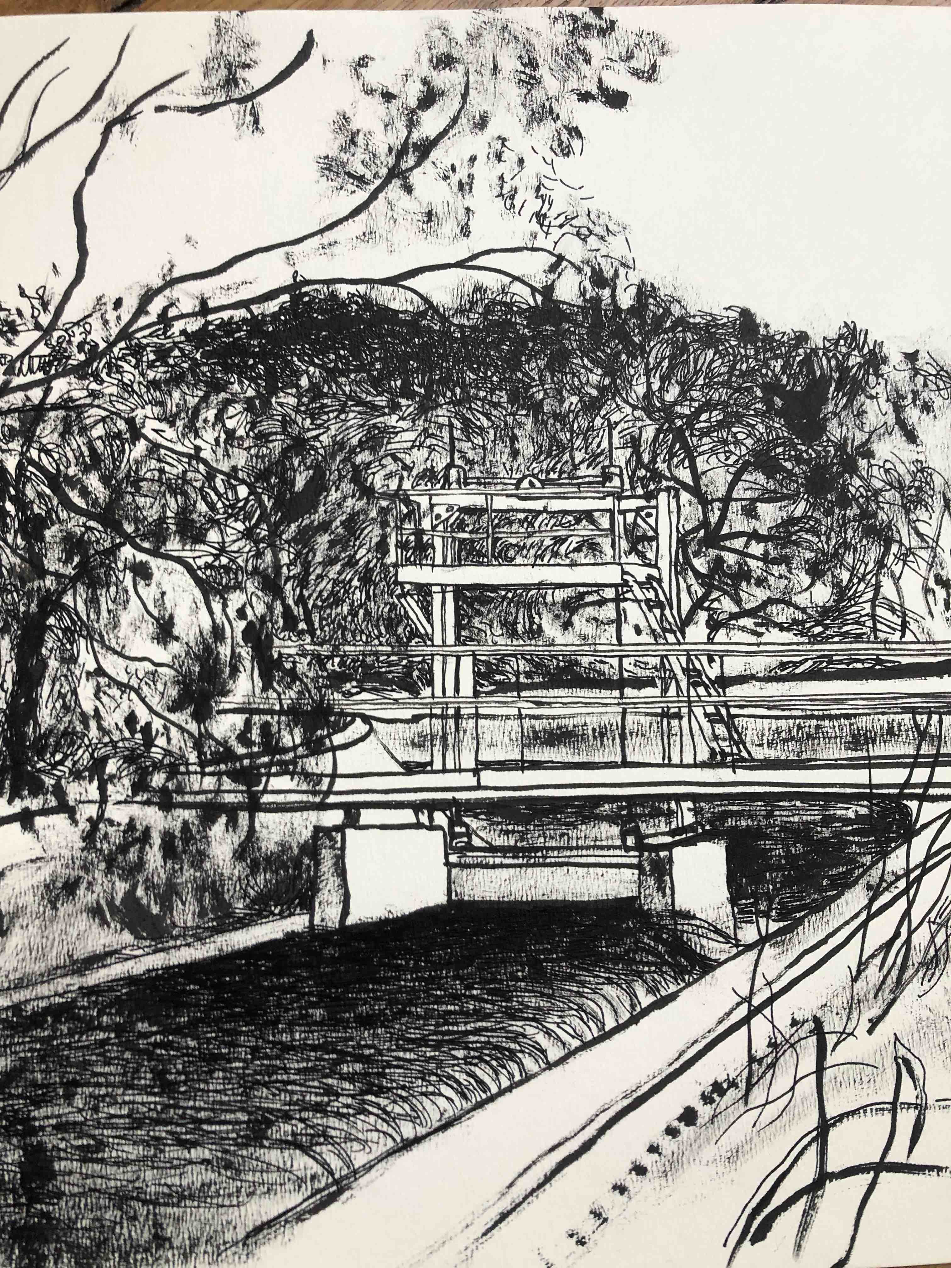 Edmond Baudoin, Les chemins de l'eau, le canal de Marseille ...