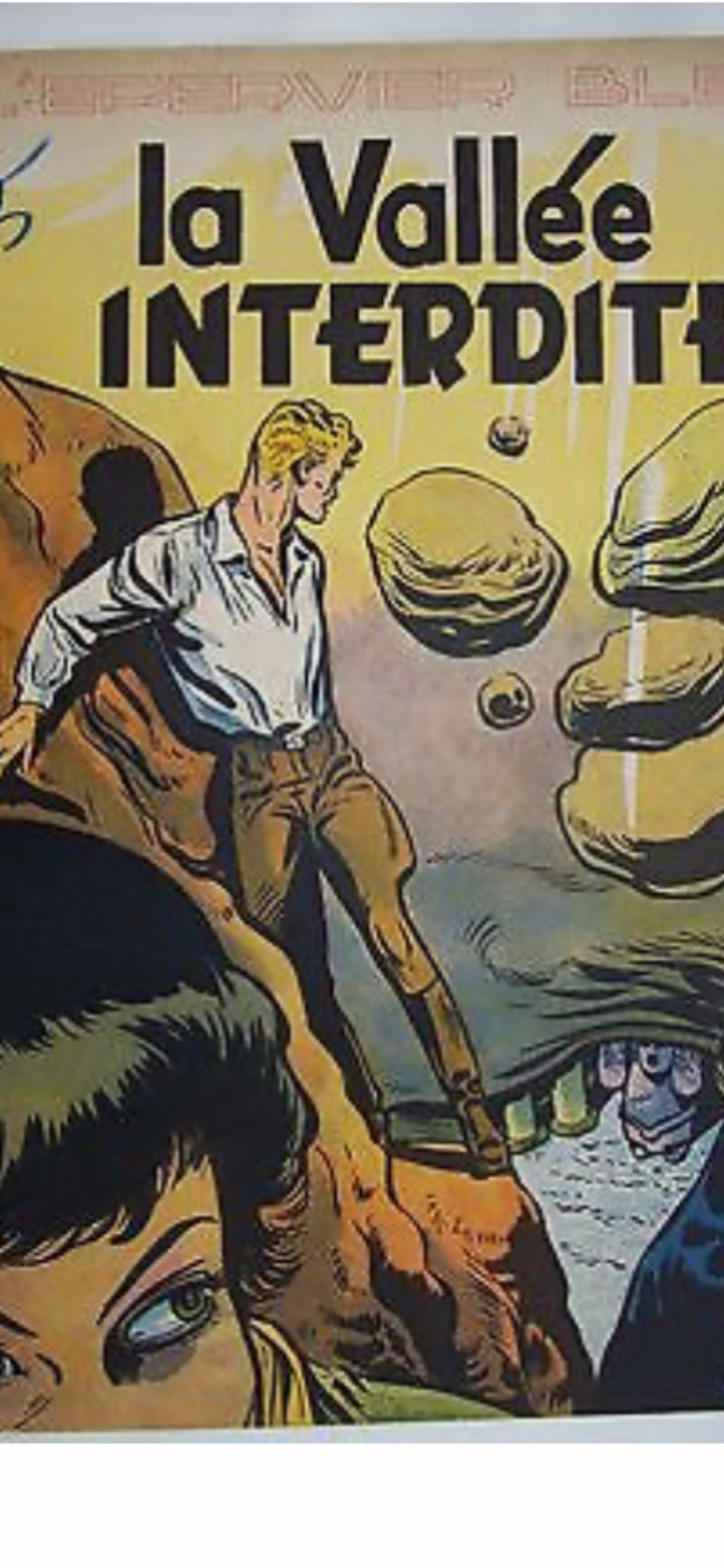 Sirius, planche originale, L'Epervier Bleu, "la Vallée Interdite". - Planche originale