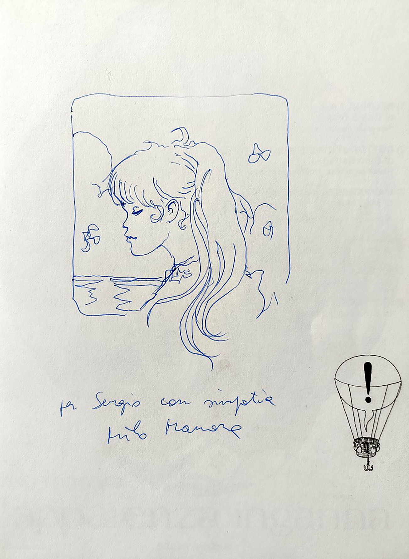 Calli - Milo Manara - Sketch