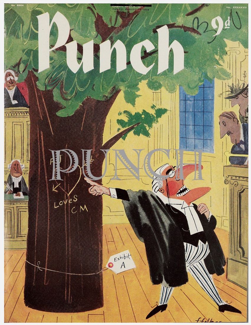 Michael Ffolkes, Punch magazine cover - Couverture originale
