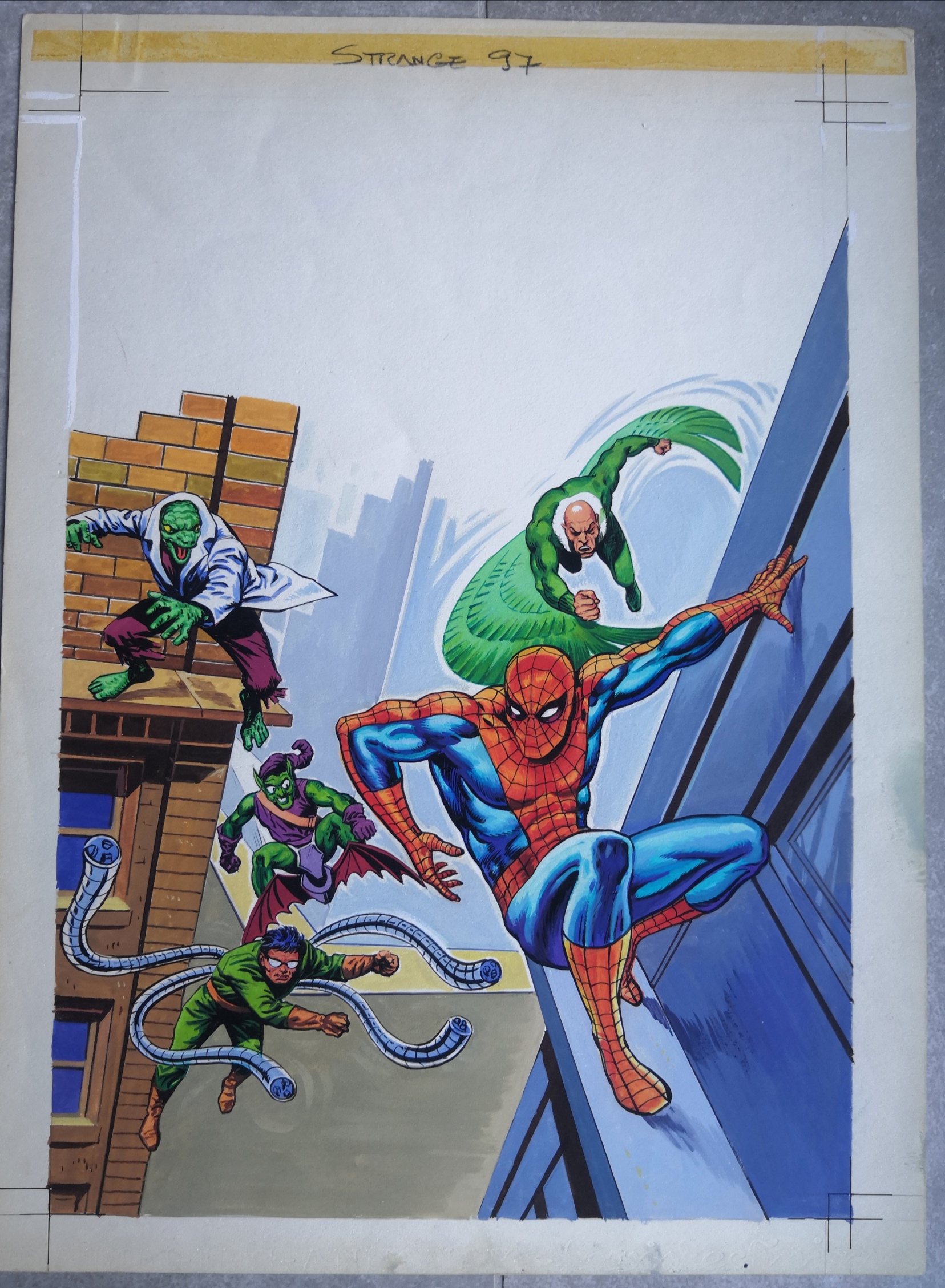 Jean Frisano, Couverture originale du strange 97 - Couverture originale