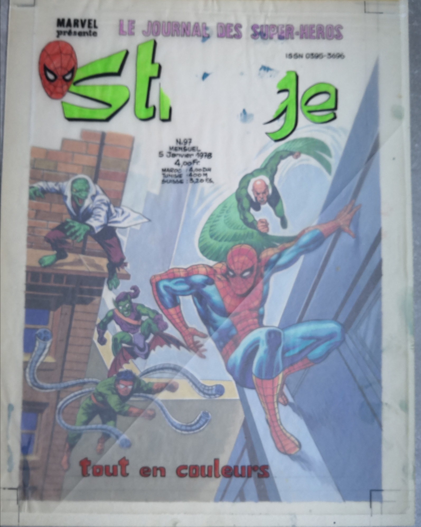 Jean Frisano, Couverture originale du strange 97 - Couverture originale