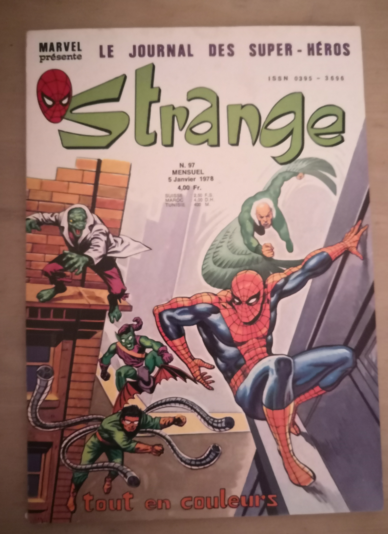 Jean Frisano, Couverture originale du strange 97 - Couverture originale