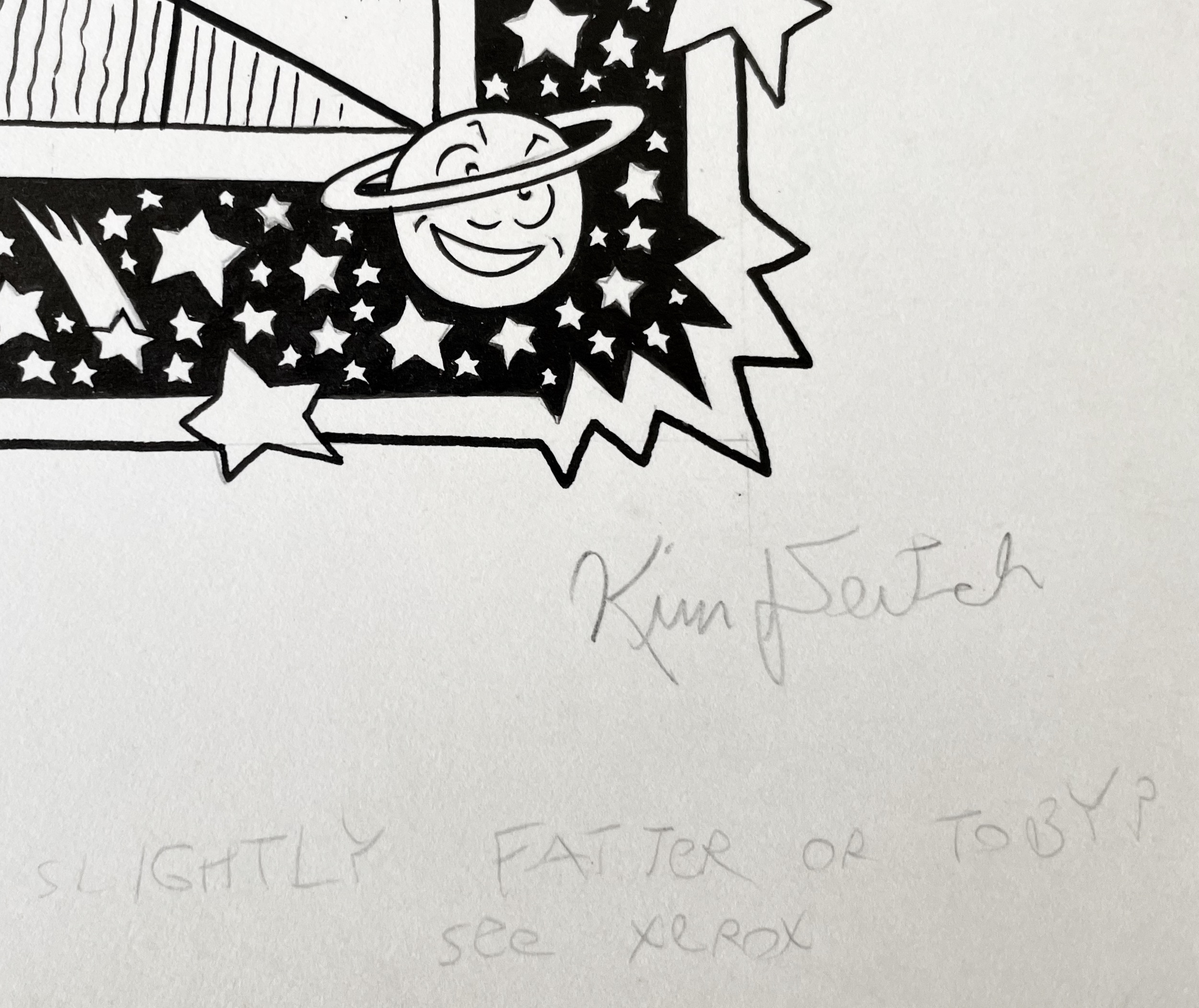 Toby The Flying Pig par Kim Deitch - Planche originale
