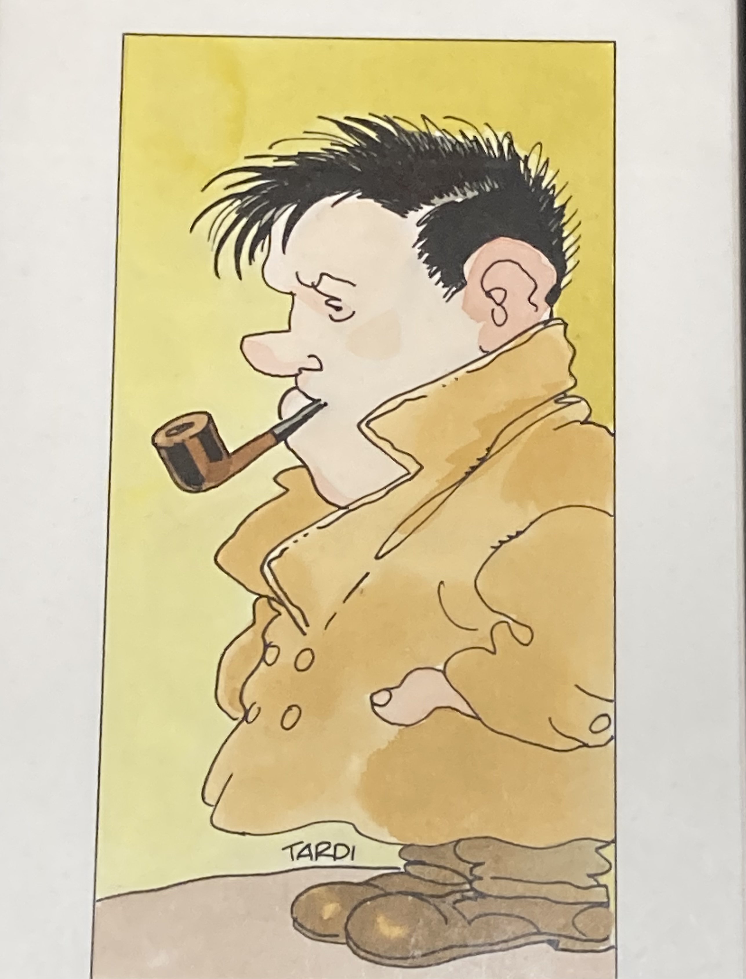 Nestor Burma par Jacques Tardi - Illustration originale