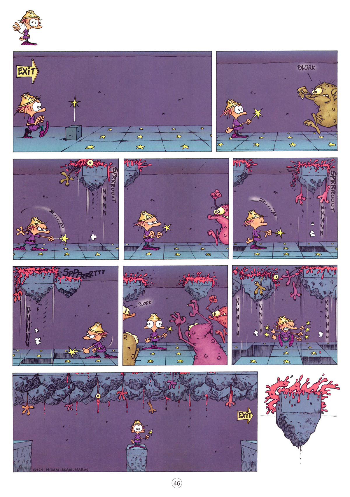 Midam, Adam, Game Over - Tome 3 "Gouzi gouzi gouzi" gag 121 - Planche ...