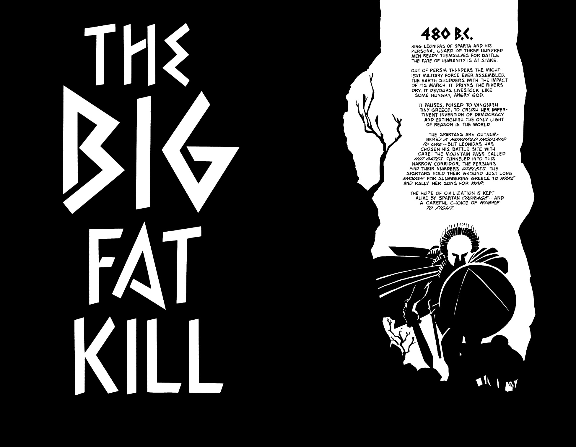 Frank Miller, Big Fat Kill #5 pg 1 - Planche originale