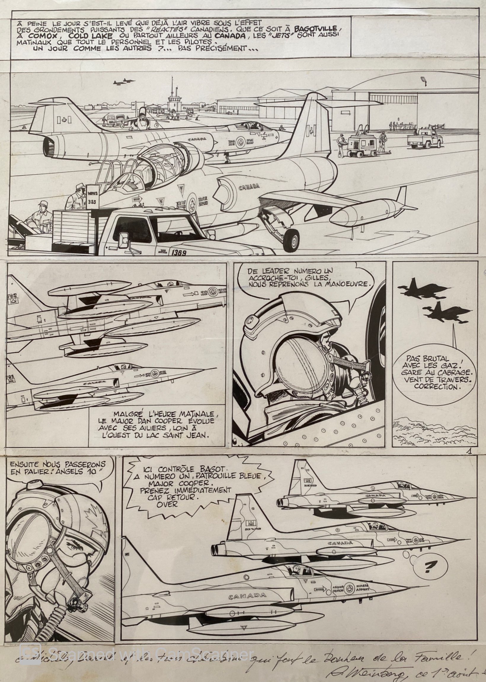 Albert Weinberg, Dan Cooper - Pilotes sans uniformes - T30 p1 - Planche ...