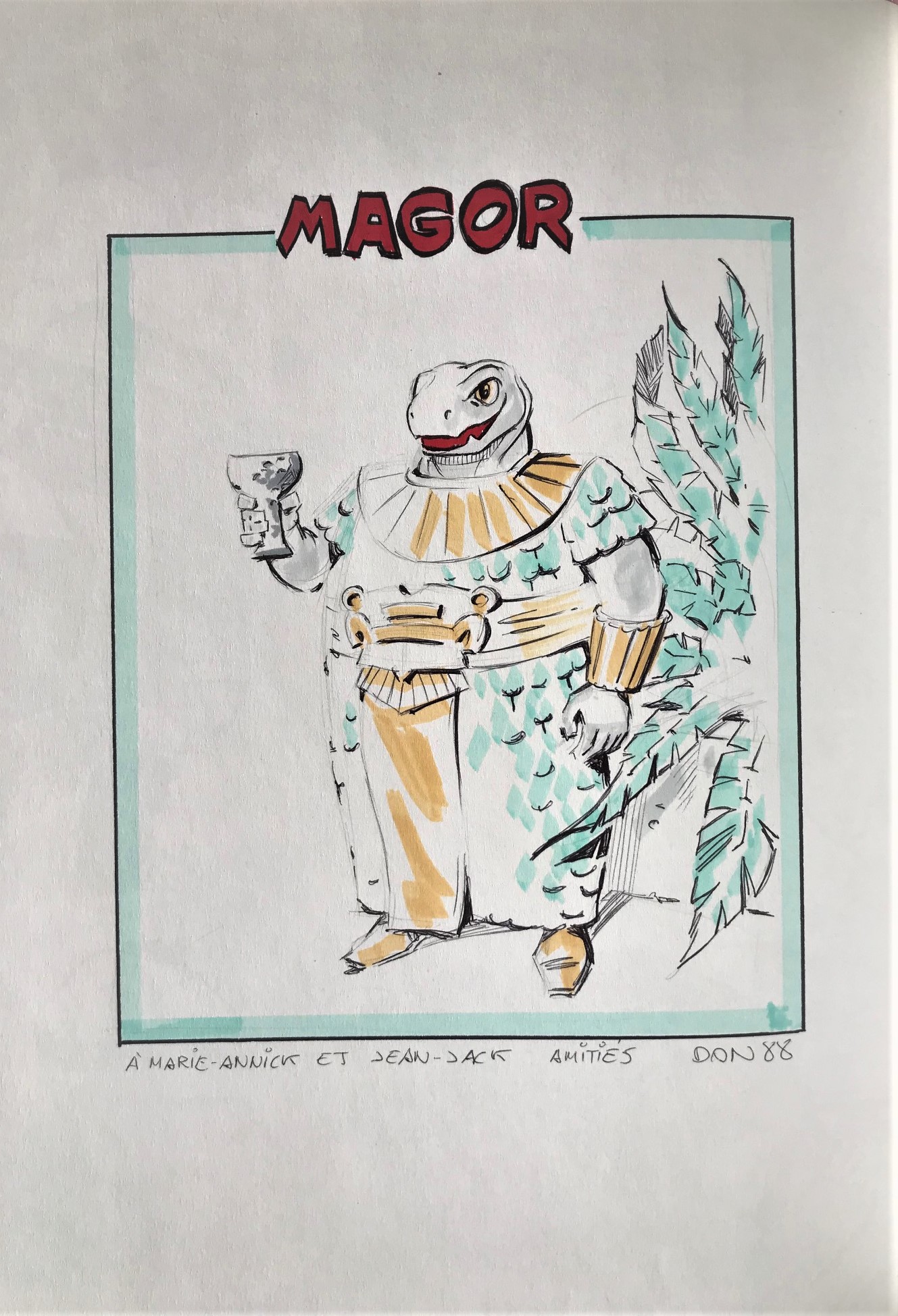 Jean-Pierre Danard, Chroniques des pays de Markal - Le lézard aux yeux ...