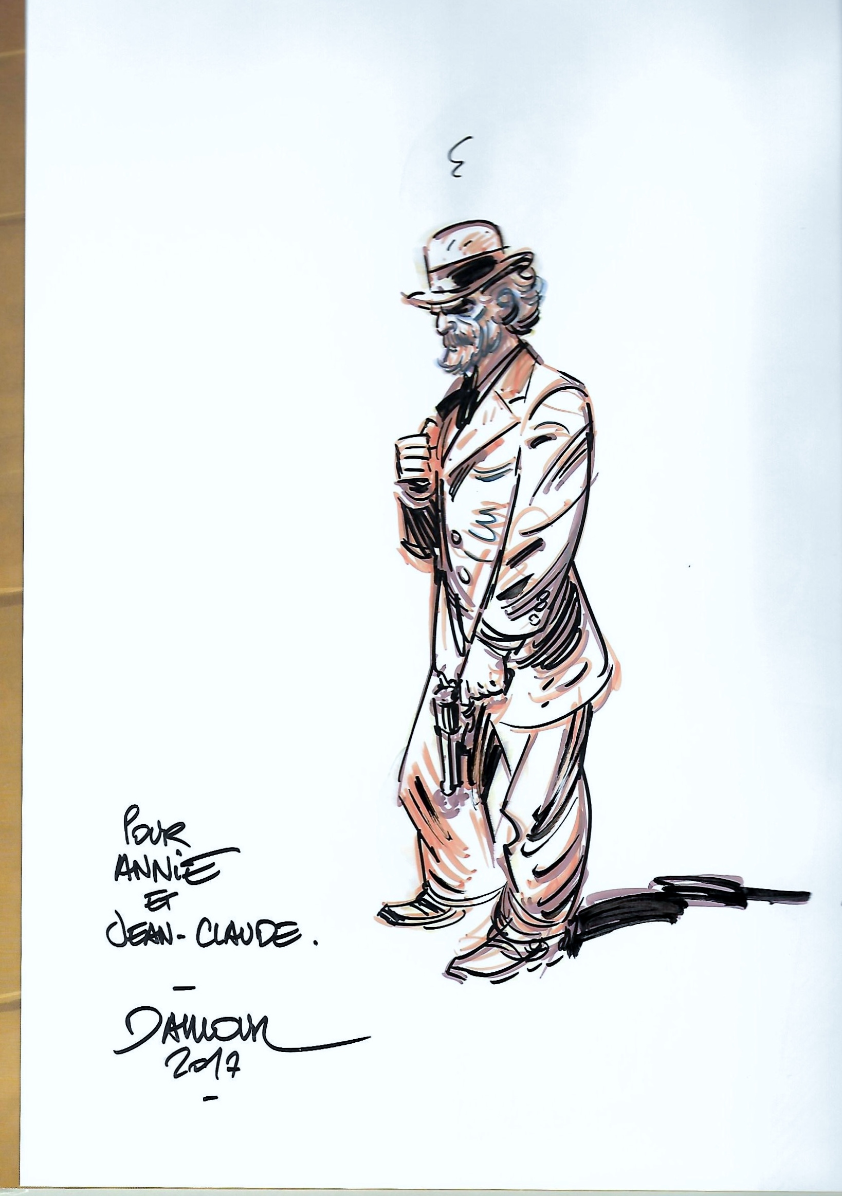 Allan PINKERTON par Damour, Rémi Guérin - Dédicace