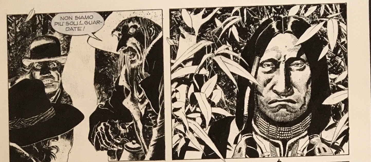 Tex - Captain Jack par Enrique Breccia, Tito Faraci - Planche originale